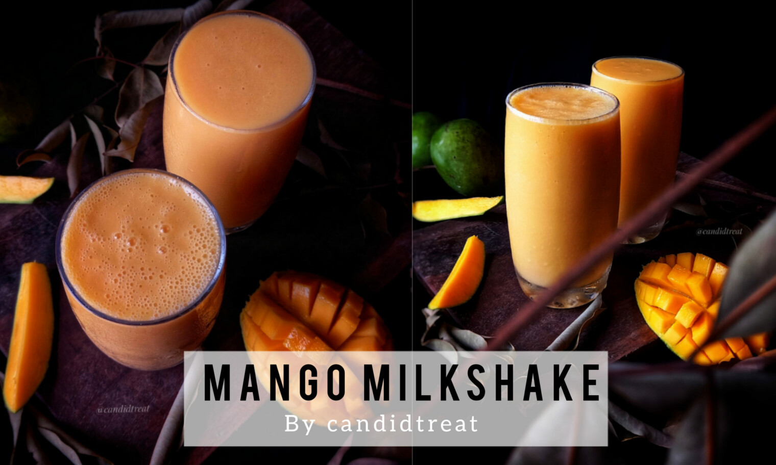 Mango Milkshake | Thick and creamy milkshake – Candid Treat