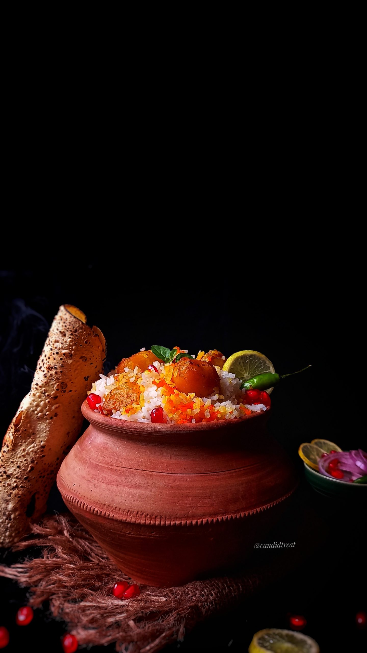 Aloo Dum Biryani |Potato Biryani - Candid Treat