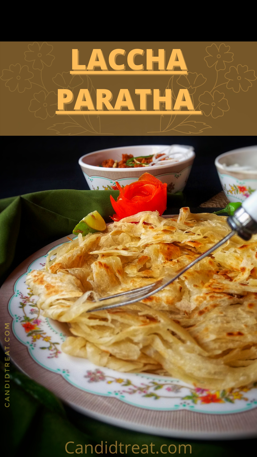 Laccha Paratha| How To Make Multi-Layer Paratha - Candid Treat