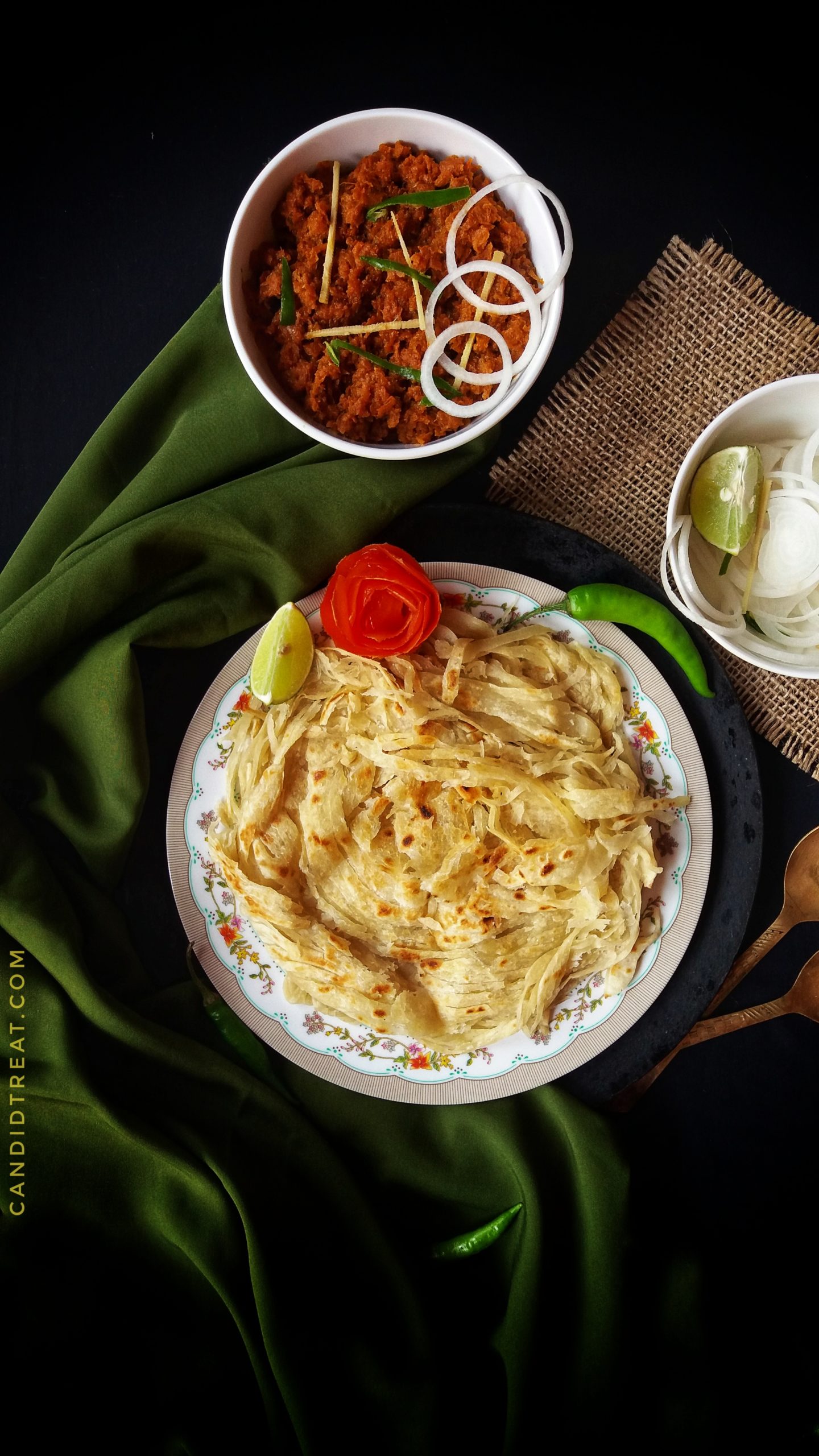 Laccha Paratha| How To Make Multi-Layer Paratha - Candid Treat