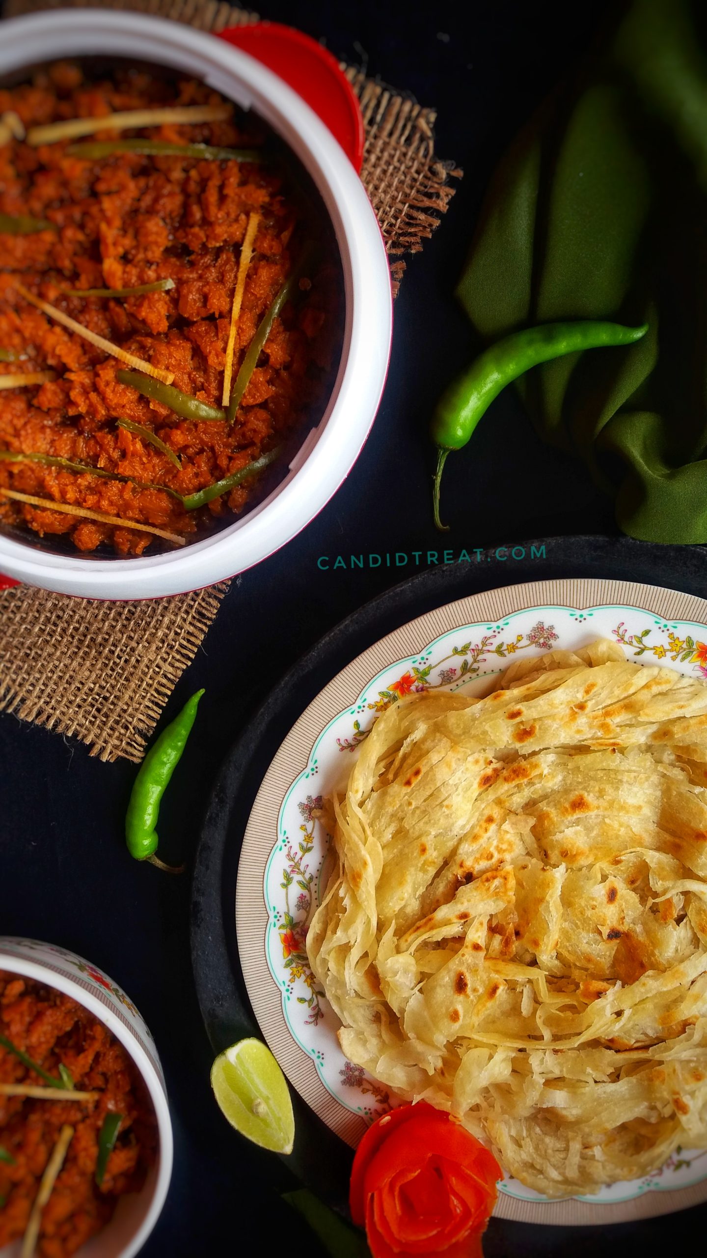 Laccha Paratha| How To Make Multi-Layer Paratha - Candid Treat