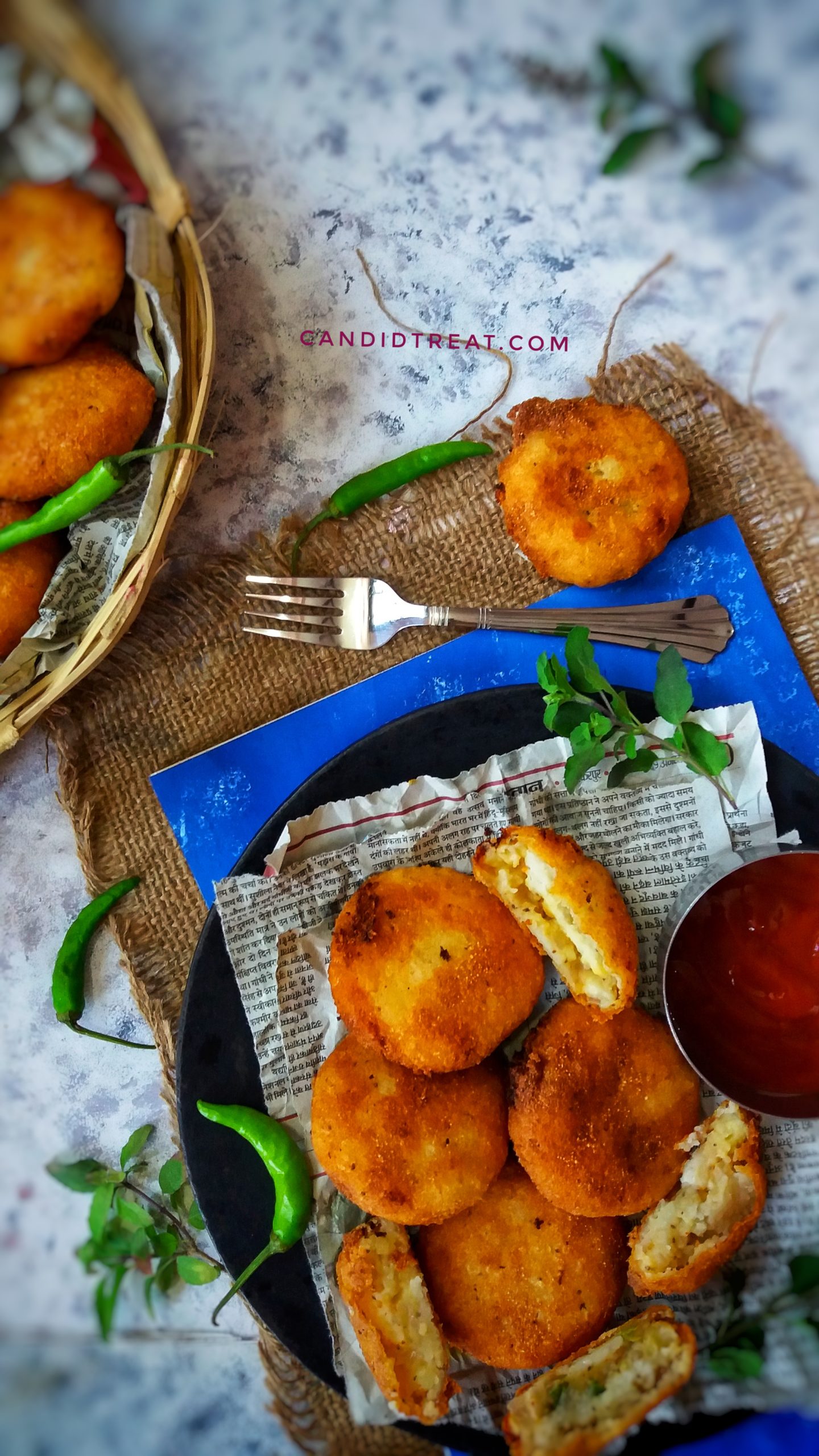 Potato Cutlet | Potato Stuffed Rava Cutlet | Veg Cutlet Recipe - Candid ...