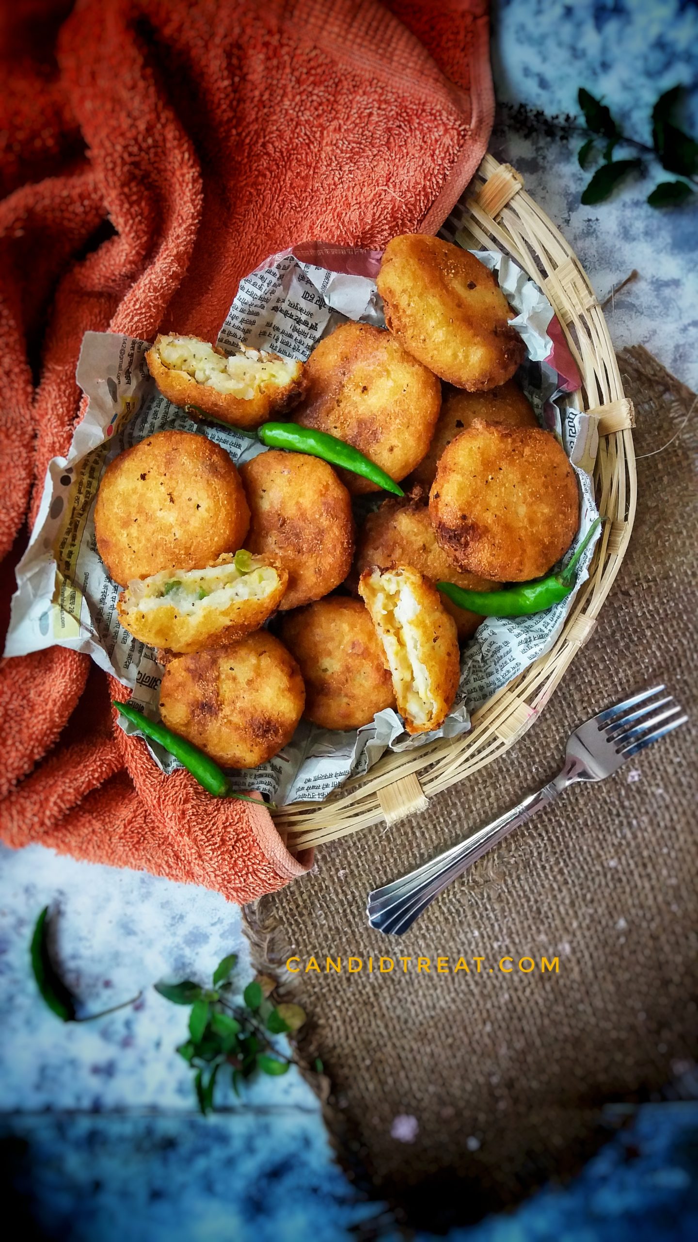 Potato Cutlet | Potato Stuffed Rava Cutlet | Veg Cutlet Recipe - Candid ...