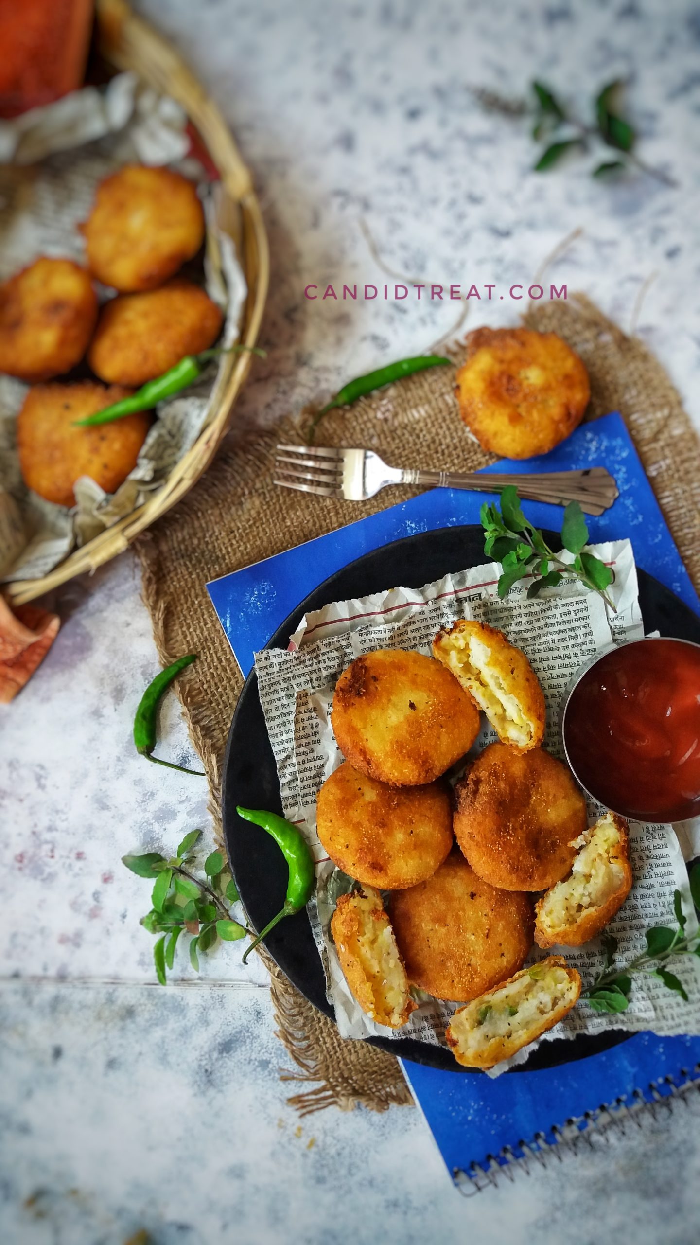 Potato Cutlet | Potato Stuffed Rava Cutlet | Veg Cutlet Recipe - Candid ...