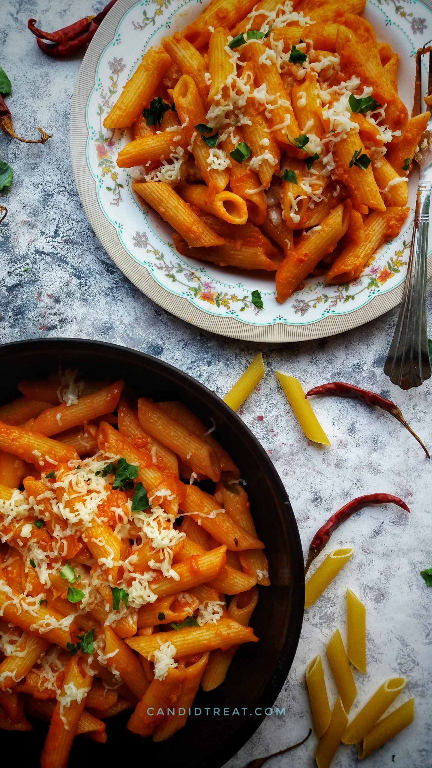 Red Sauce Pasta | How To Make Pasta? - Candid Treat