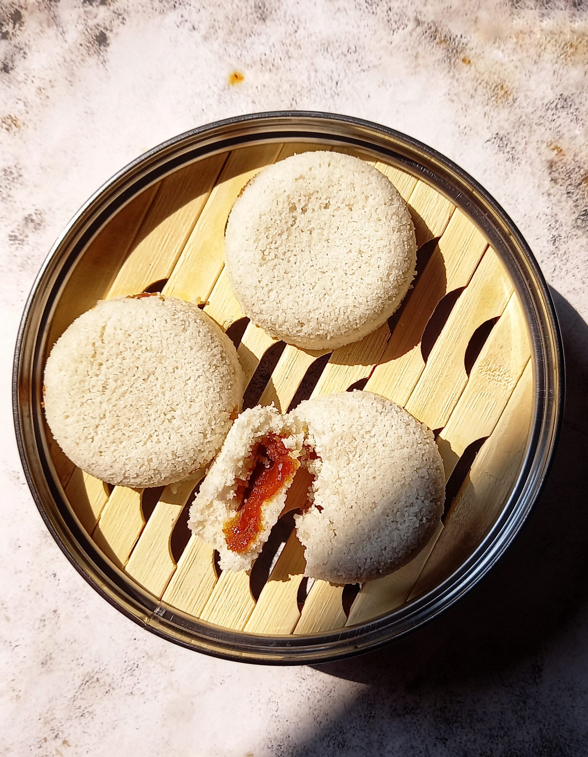 Bhapa pitha | Steamed rice cake - Candid Treat