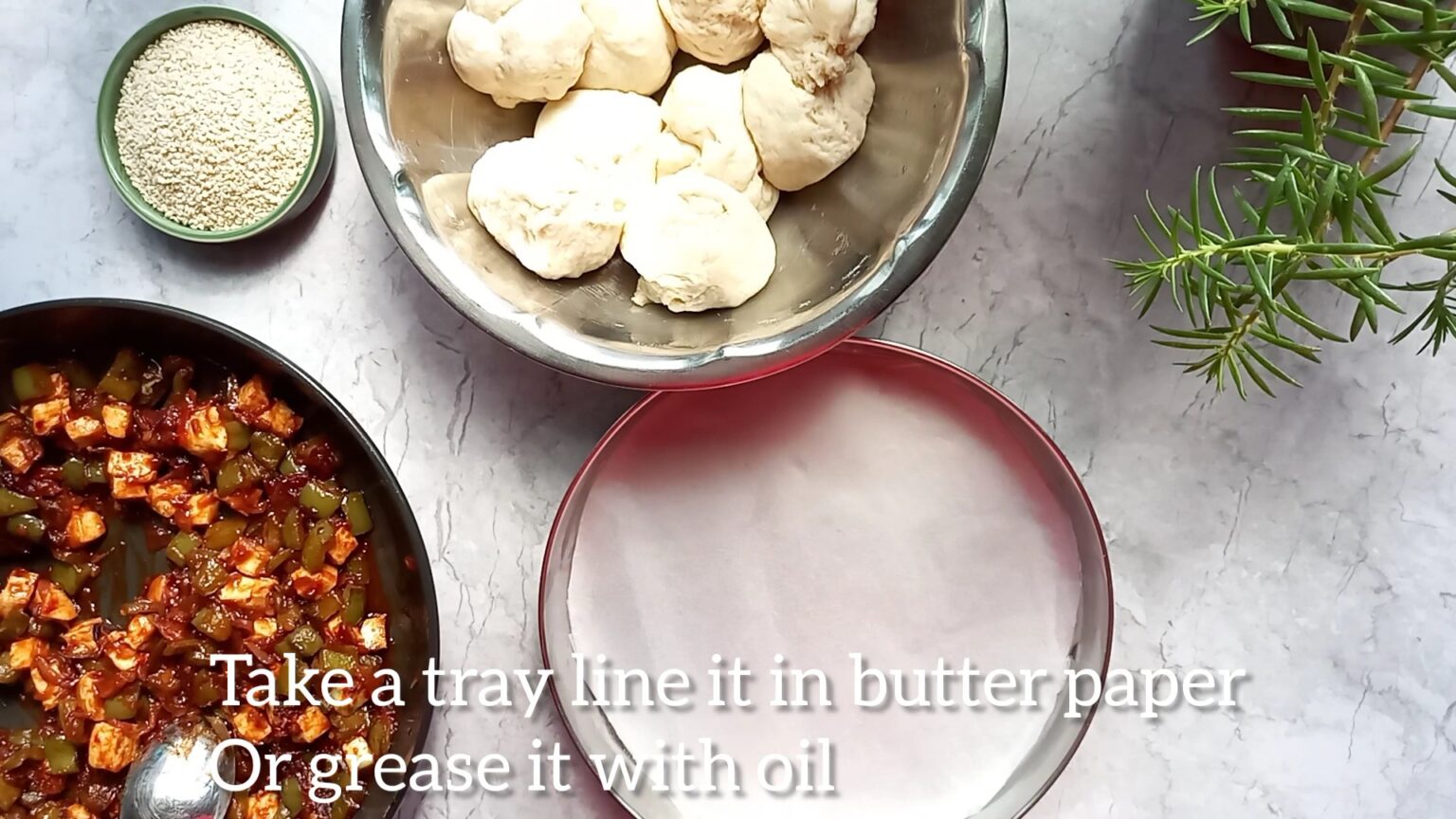 Paneer Stuffed Buns | Stuffed Buns Recipe - Candid Treat