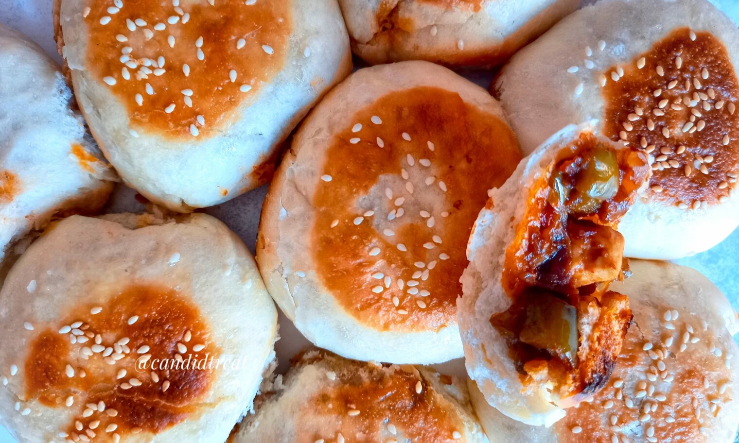 Paneer Stuffed Buns | Stuffed Buns Recipe - Candid Treat