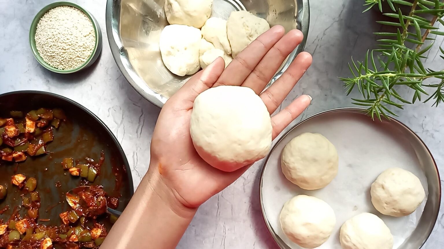Paneer Stuffed Buns | Stuffed Buns Recipe - Candid Treat