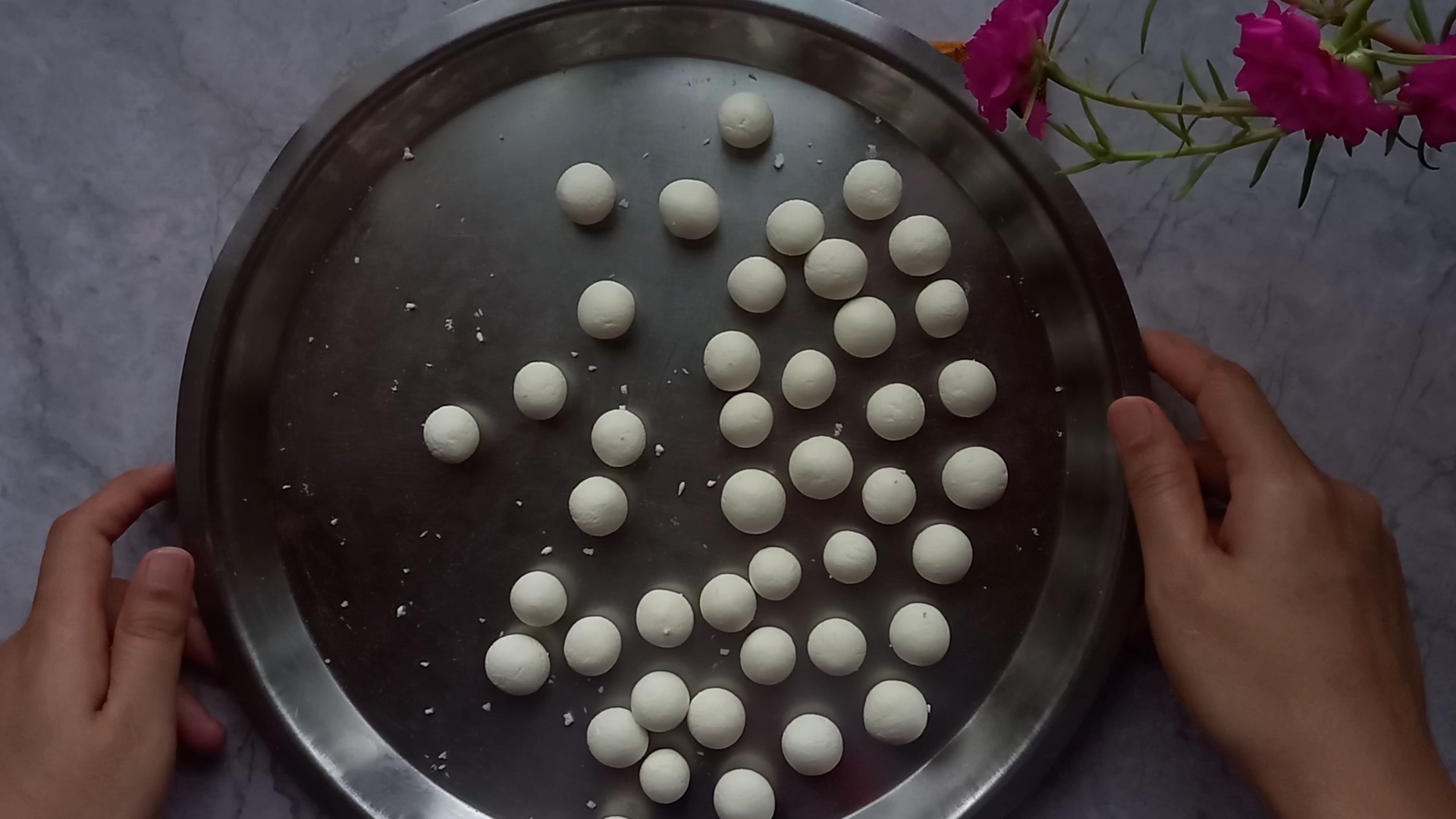 Rasgulla | How to make soft spongy mini rasgulla - Candid Treat