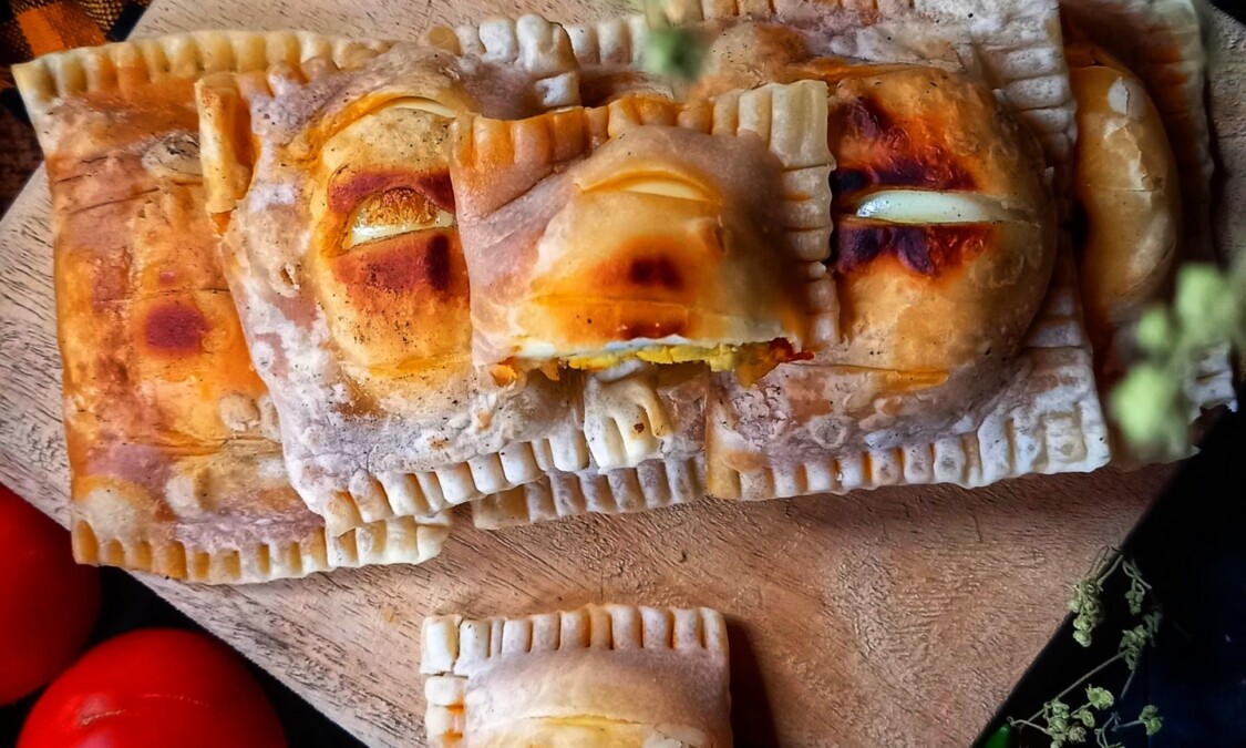 Egg pockets | Easy Egg Snack Recipe - Candid Treat