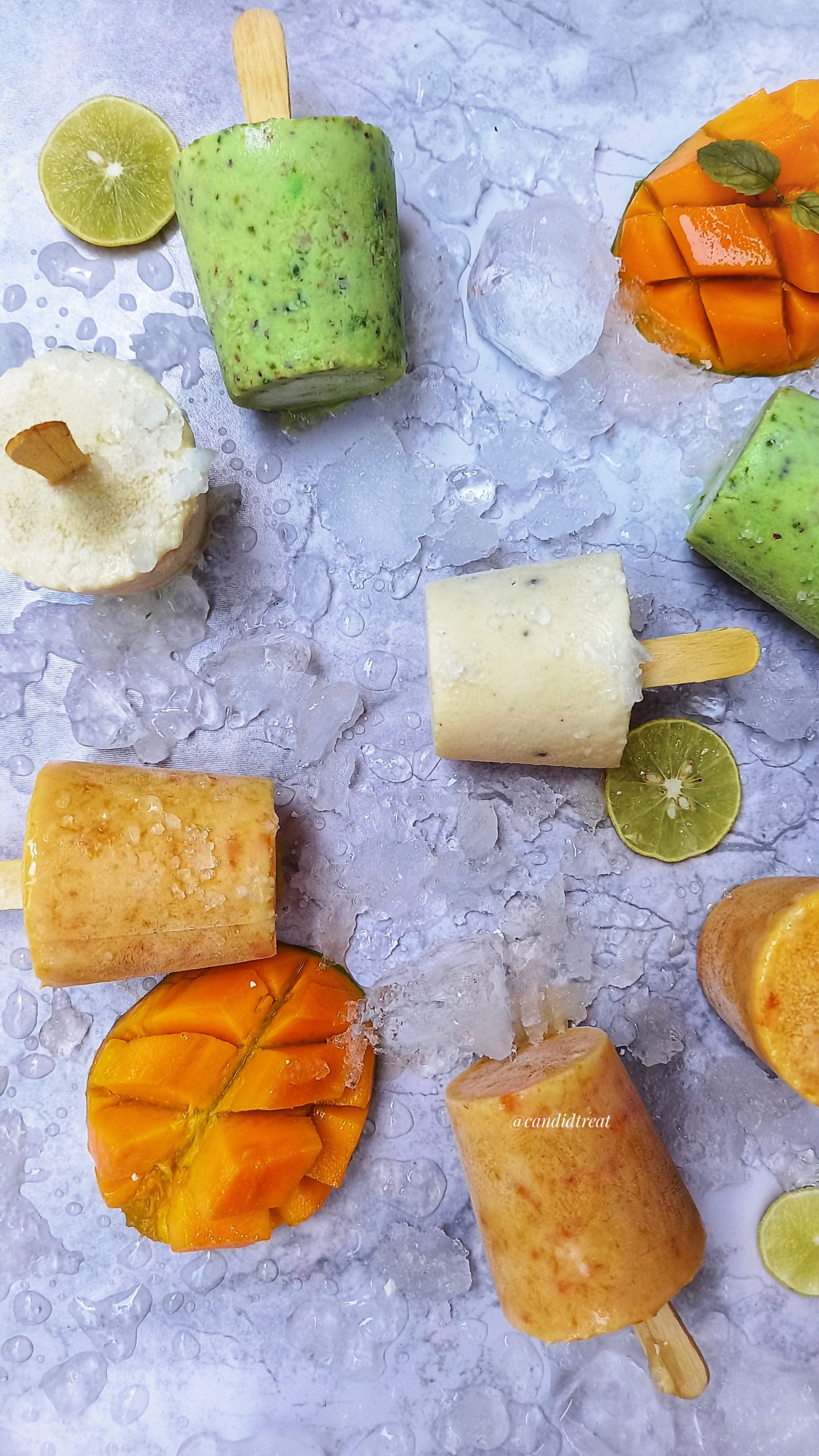 Malai Kulfi | Mango Kulfi | Pistachio Kulfi - Candid Treat