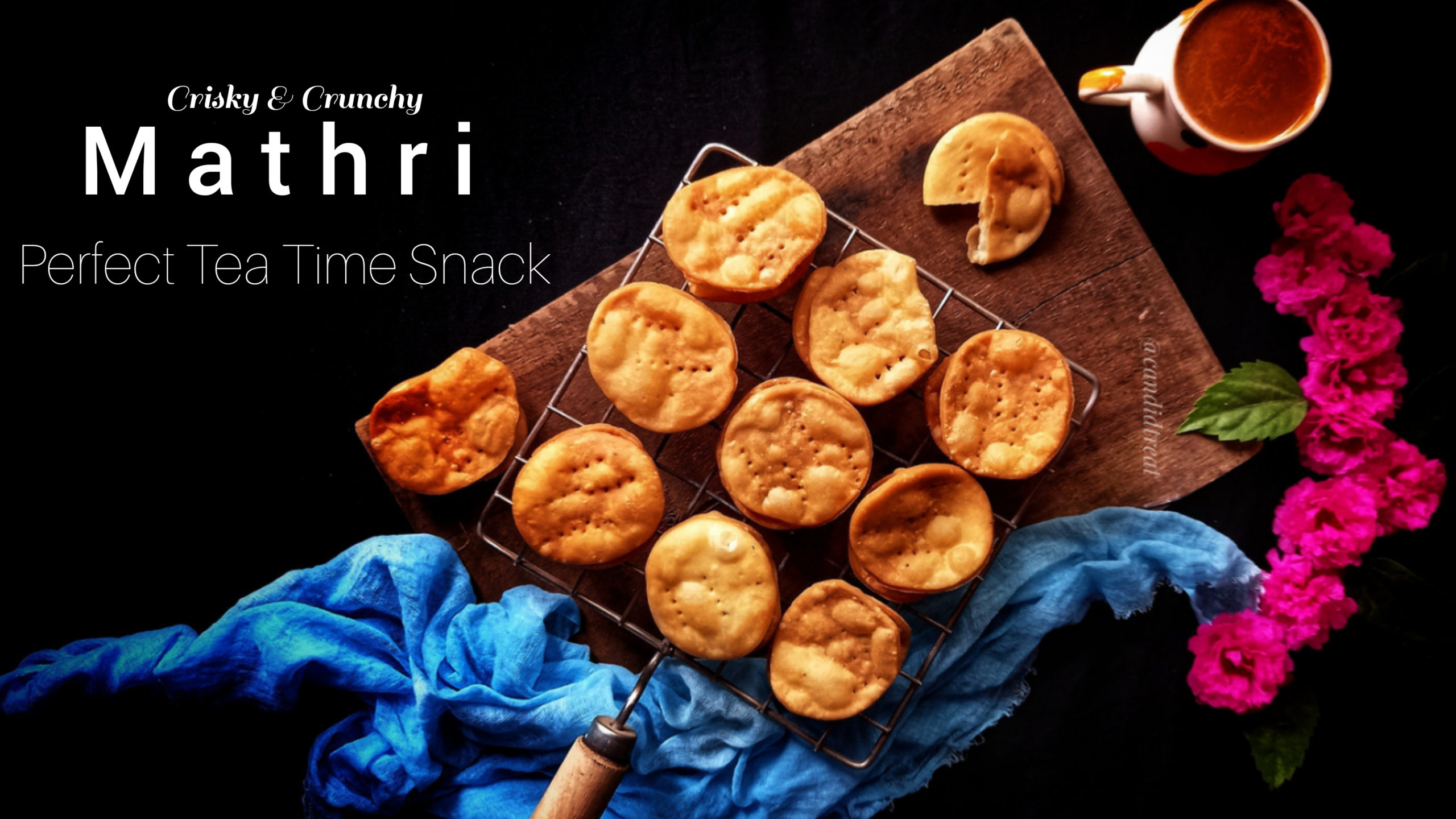 Mathri Recipe | Salted crackers Recipe - Candid Treat