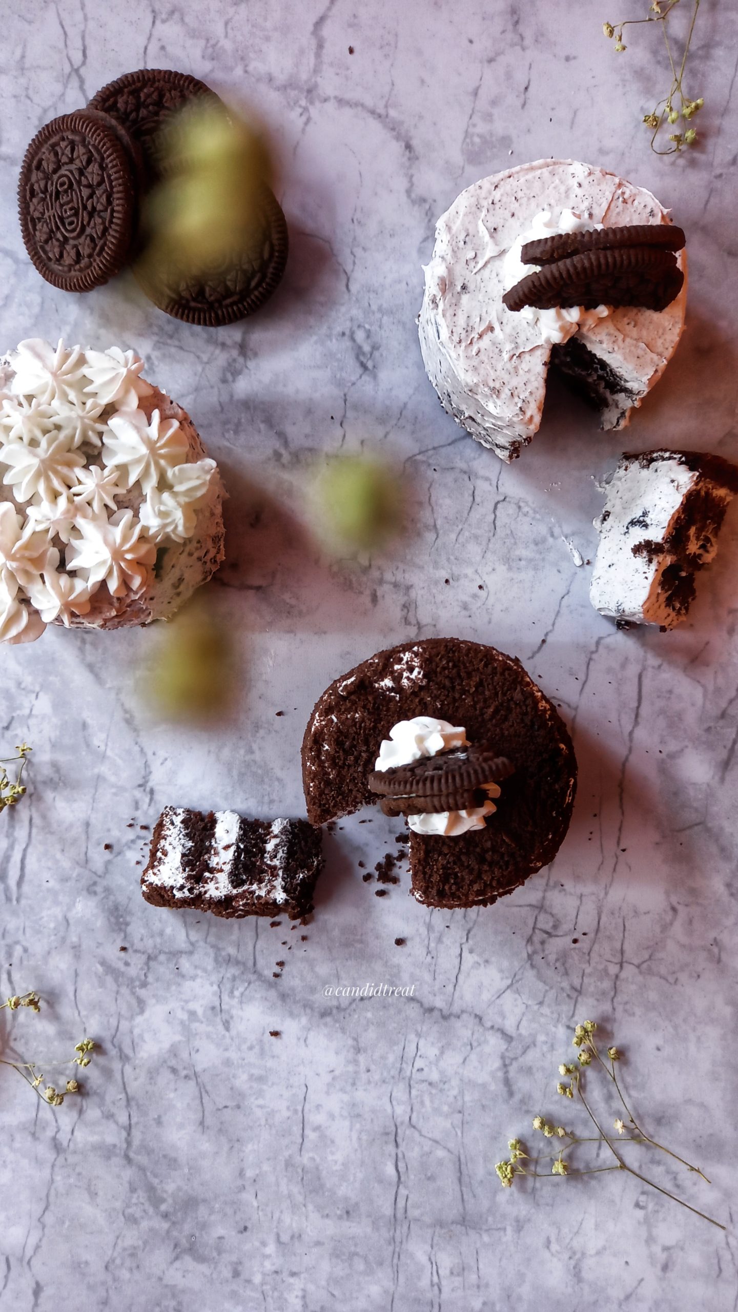 Oreo Biscuit Cake | No Oven Oreo Cake - Candid Treat