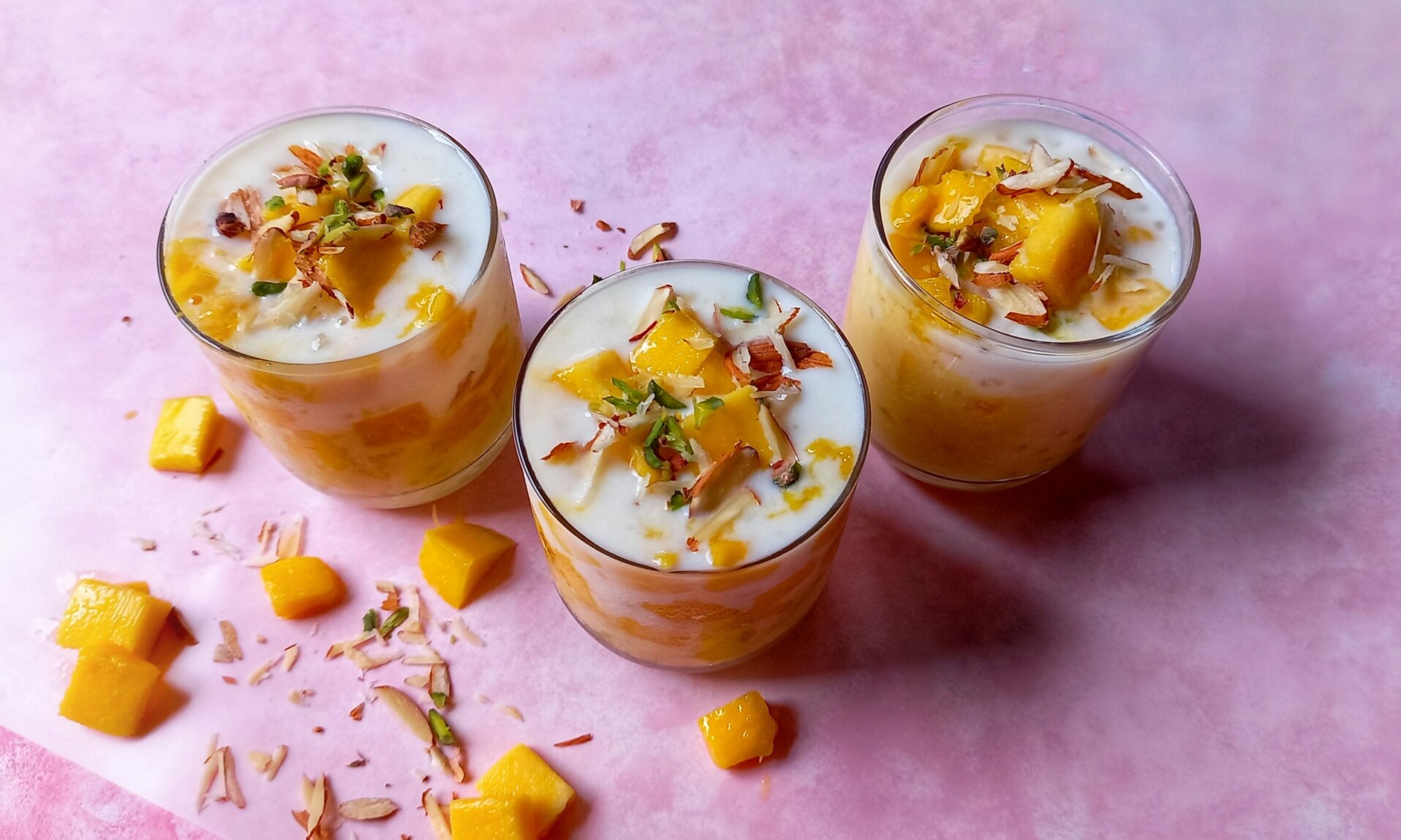 Mango Sago Pudding | Mango Tapioca Pudding - Candid Treat