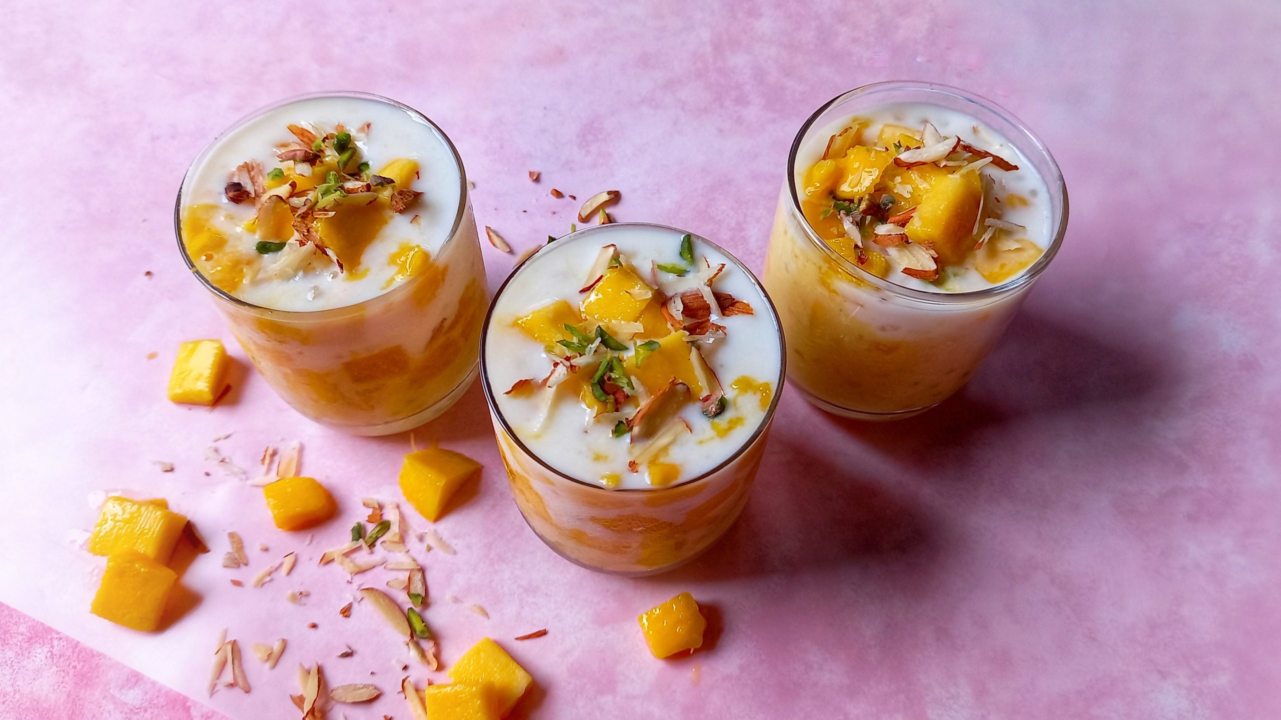 Mango Sago Pudding | Mango Tapioca Pudding - Candid Treat