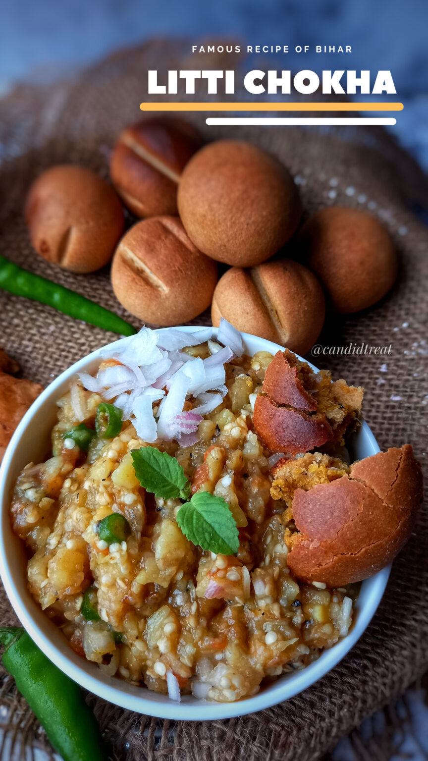 Litti Chokha | How to make litti chokha - Candid Treat