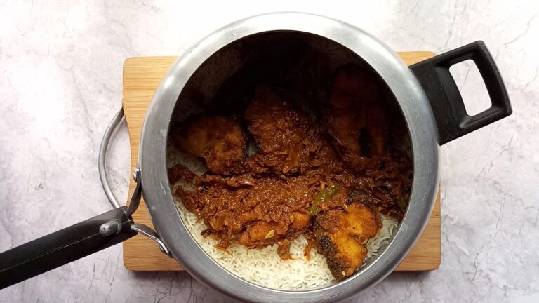 Fish Pulao | How to make fish pulao - Candid Treat