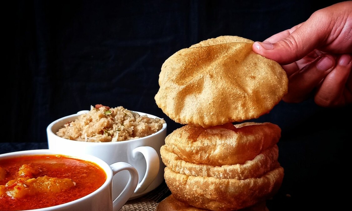 Aloo Sabzi for Puri | Puri Bhaji | Potato Curry for Puri - Candid Treat