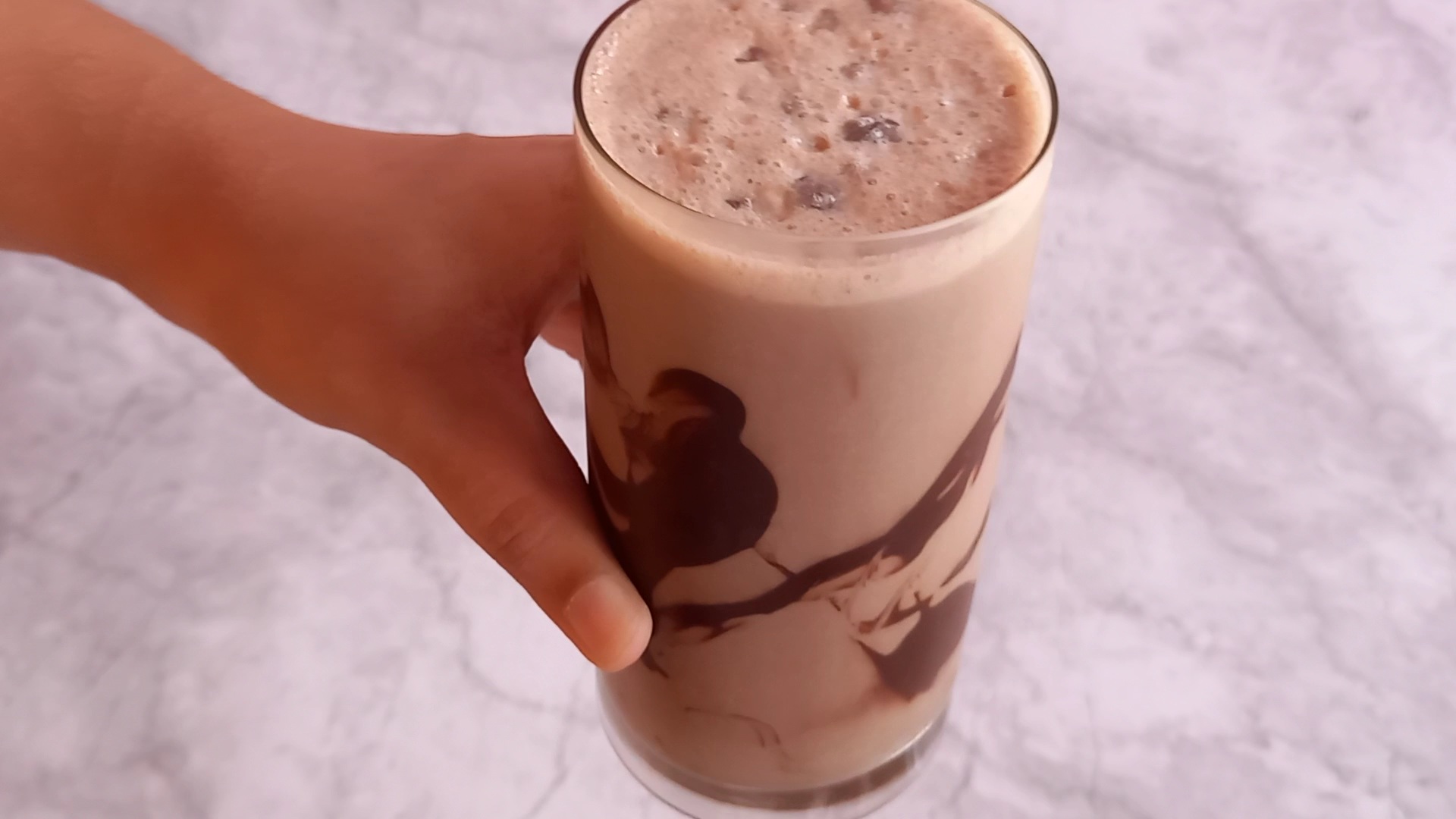 Chocolate Cake Shake | Leftover Cake milkshake - Candid Treat