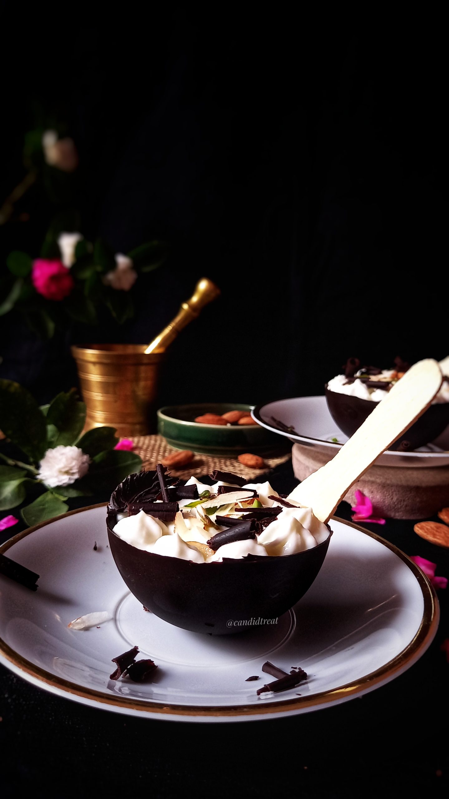 Chocolate Elaichi Shrikhand | Shrikhand Recipe – Candid Treat
