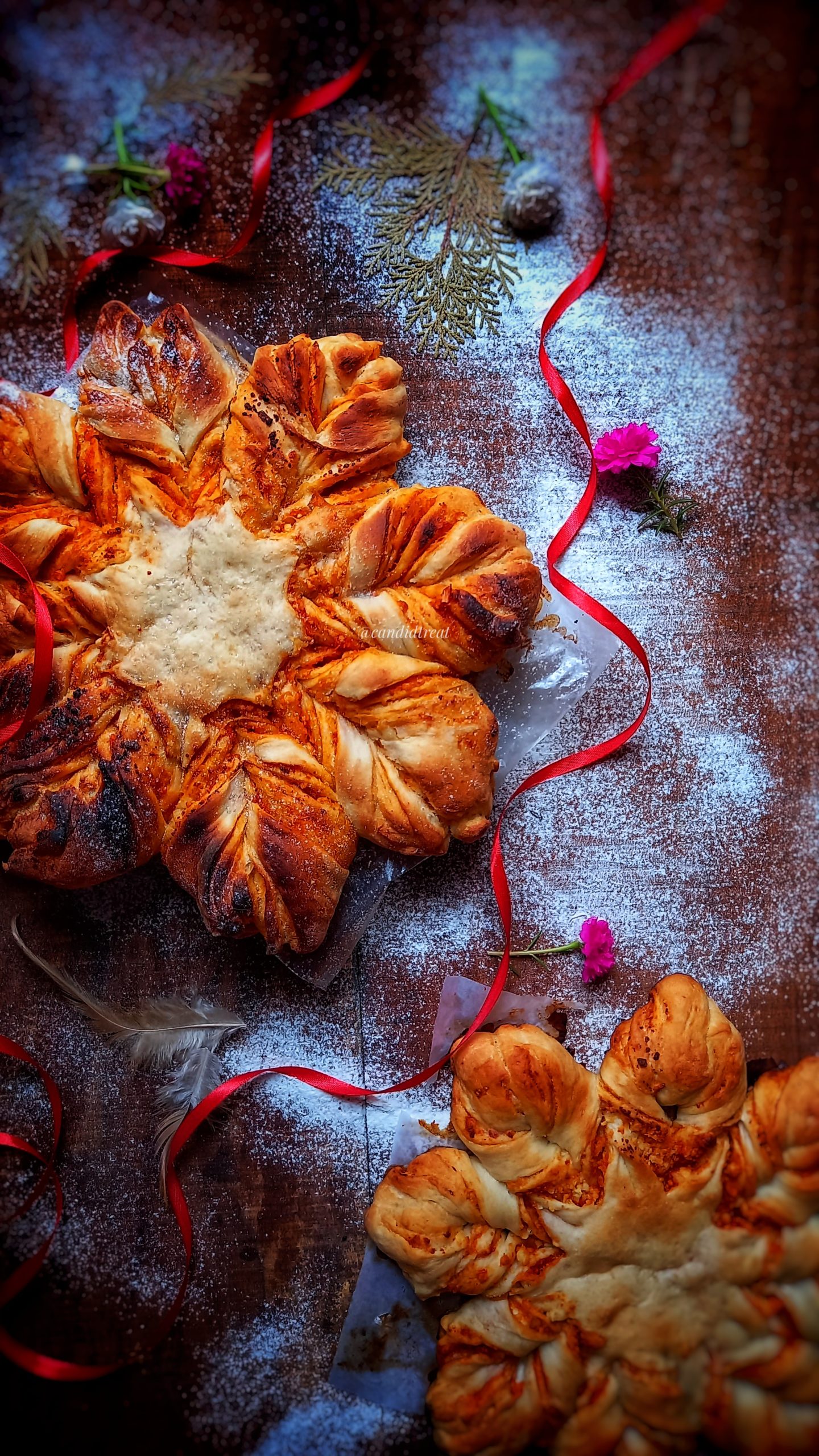 Star bread | How to make Star Bread - Candid Treat