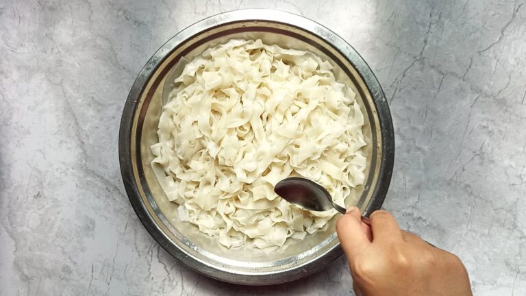 Eggless Pasta Dough | With Red Sauce - Candid Treat