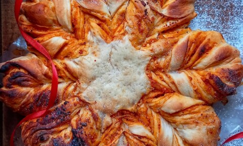 Star bread | How to make Star Bread - Candid Treat