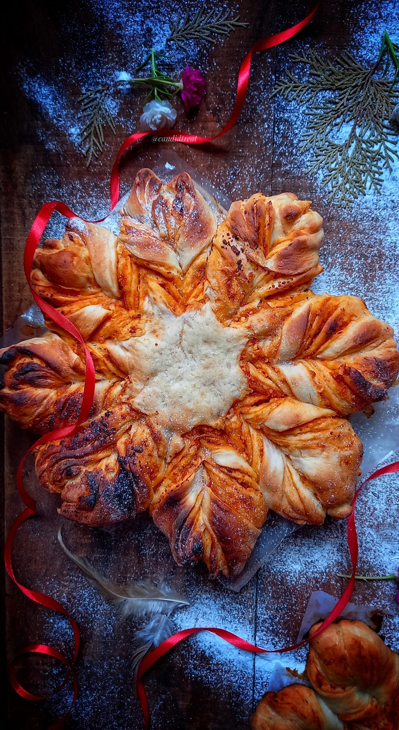Star bread | How to make Star Bread - Candid Treat
