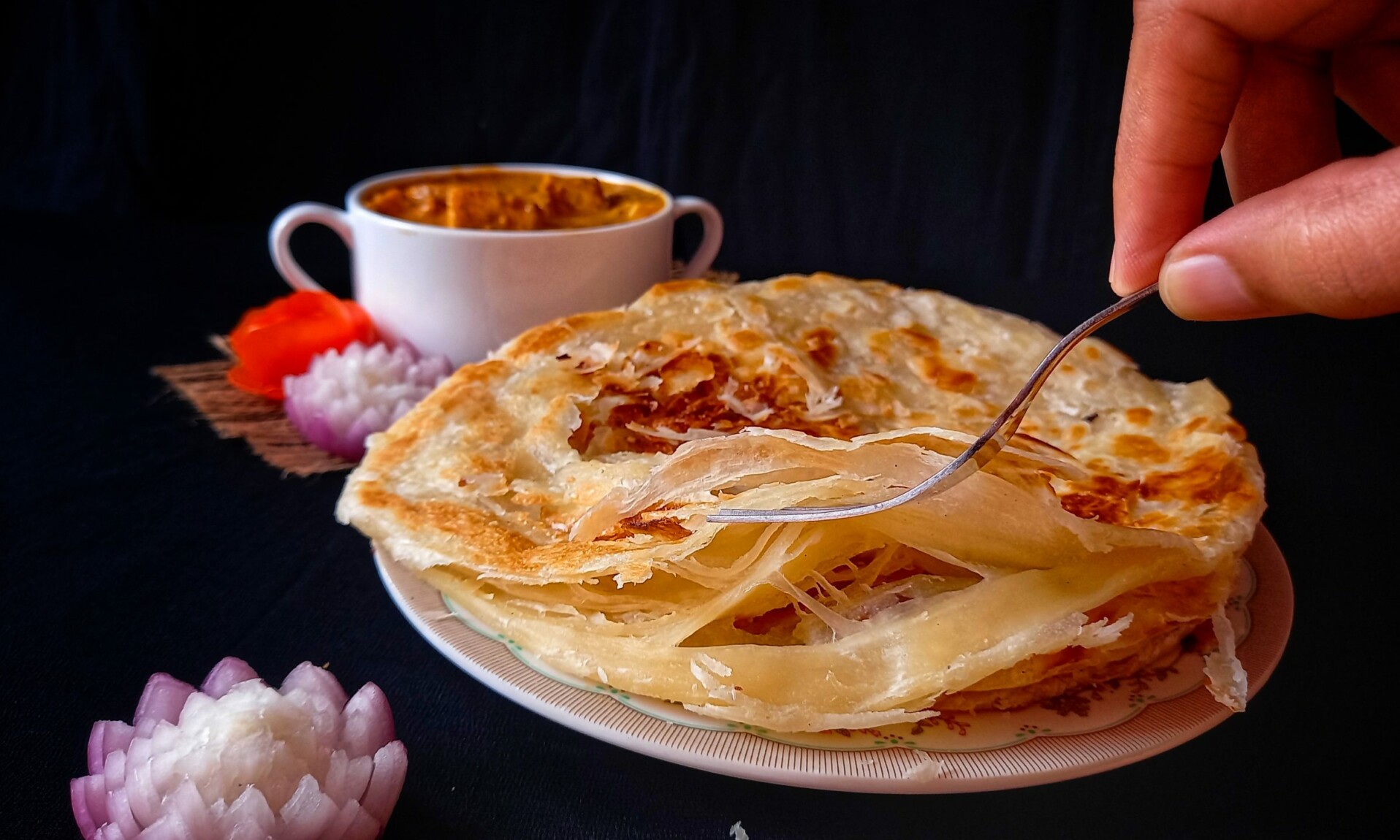 Malabar Paratha | Kerala Paratha Recipe - Candid Treat