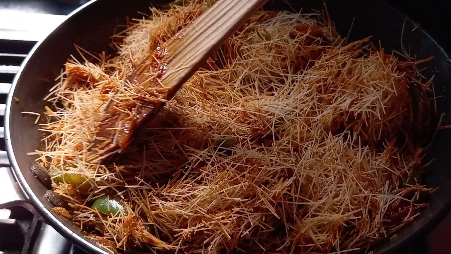 Chinese Style Vermicelli | Semiya Upma - Candid Treat