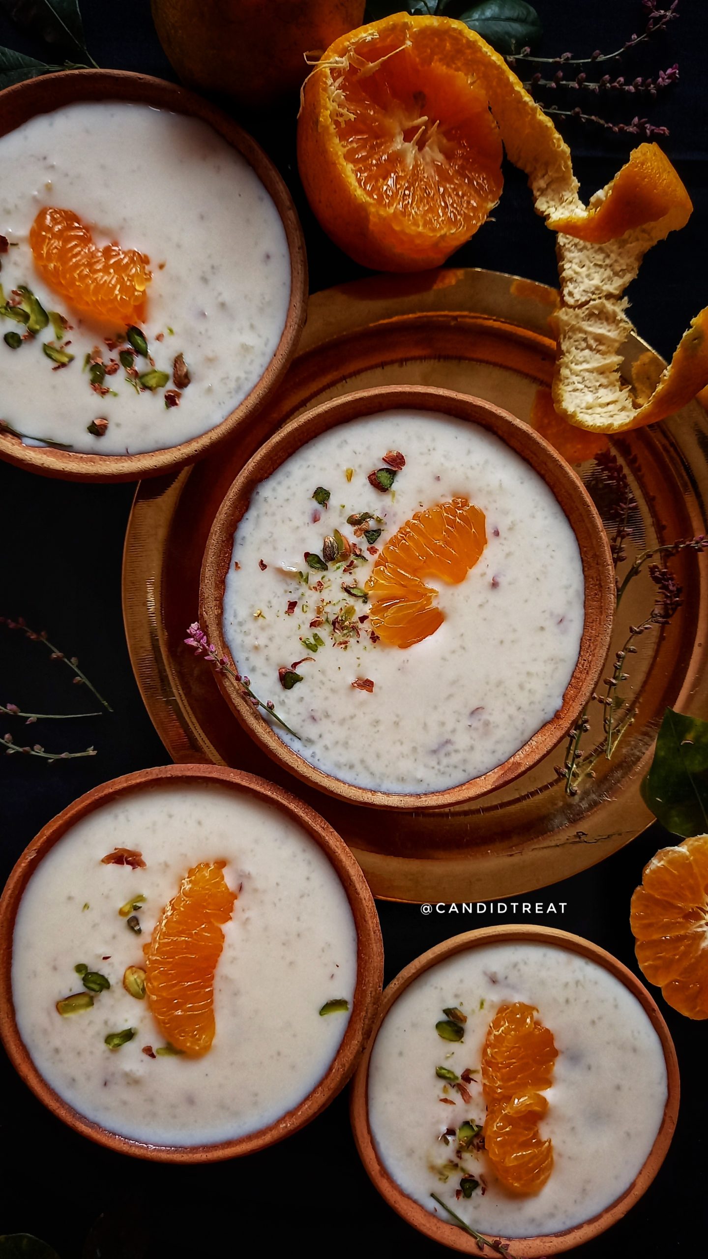 Orange kheer Recipe | Kheer Komola Recipe - Candid Treat