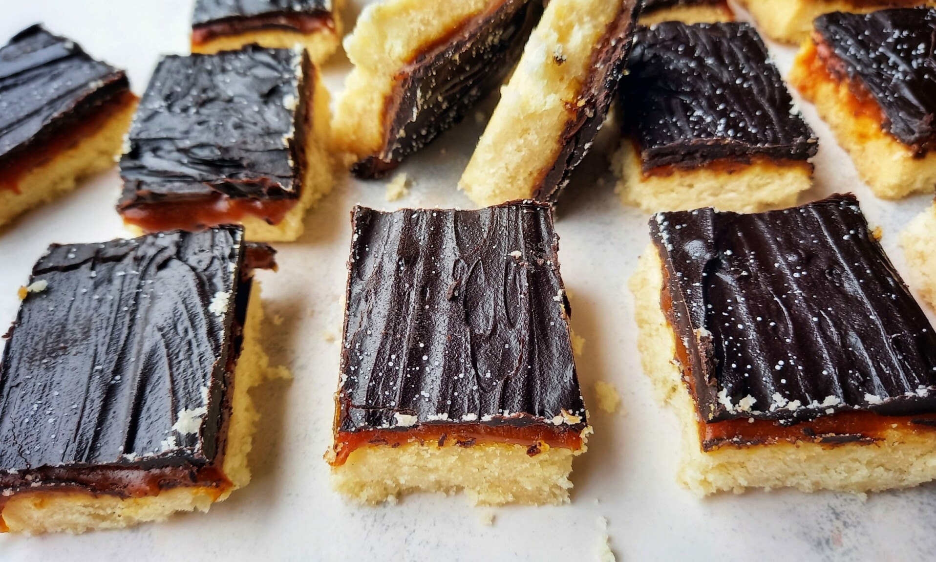Millionaires Shortbread Bars - Candid Treat