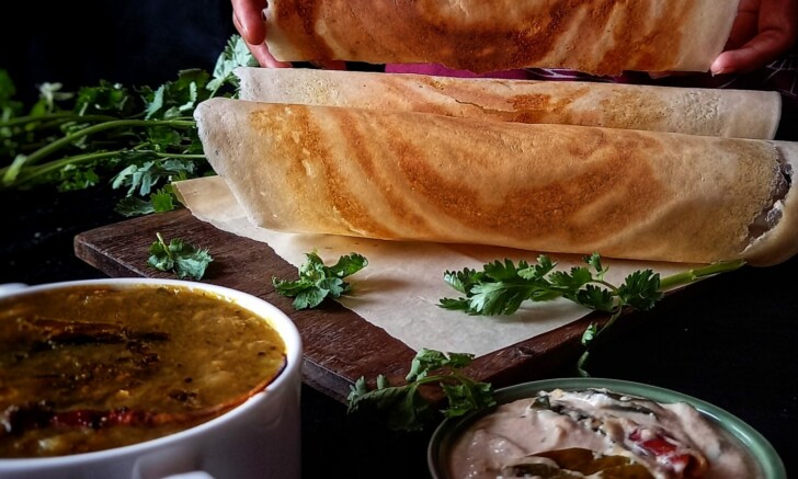 Healthy Breakfast Recipe | High protein dosa - Candid Treat