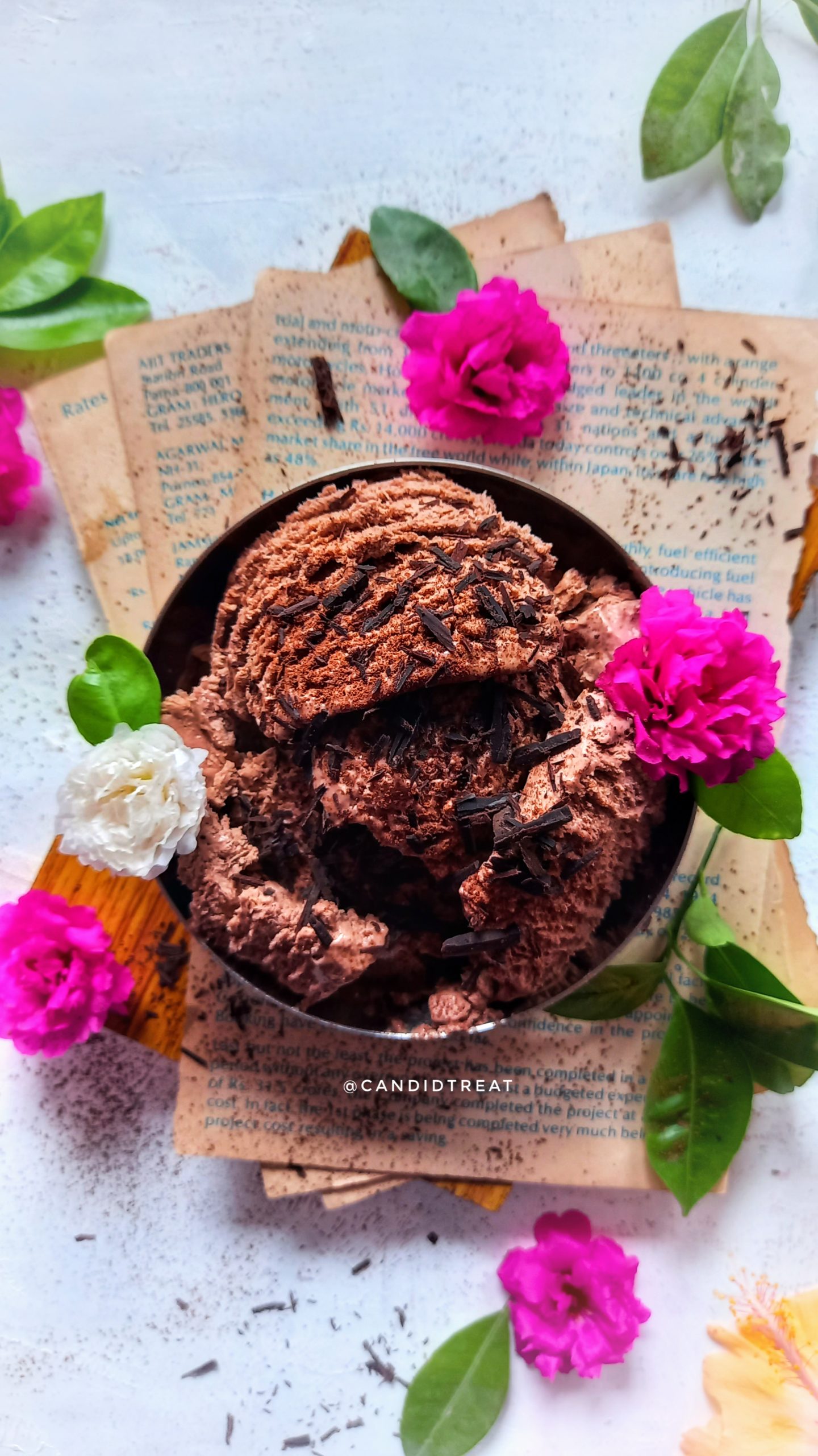 Chocolate Pudding Ice Cream Recipe - Candid Treat