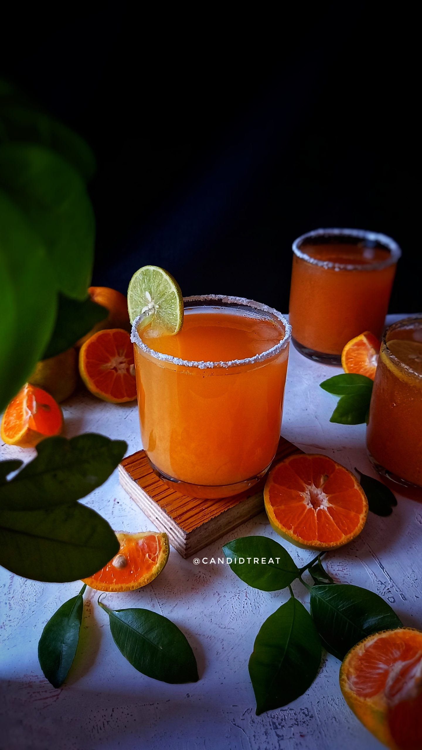 Orange Ginger Masala Lemonade | Lemonade recipe - Candid Treat