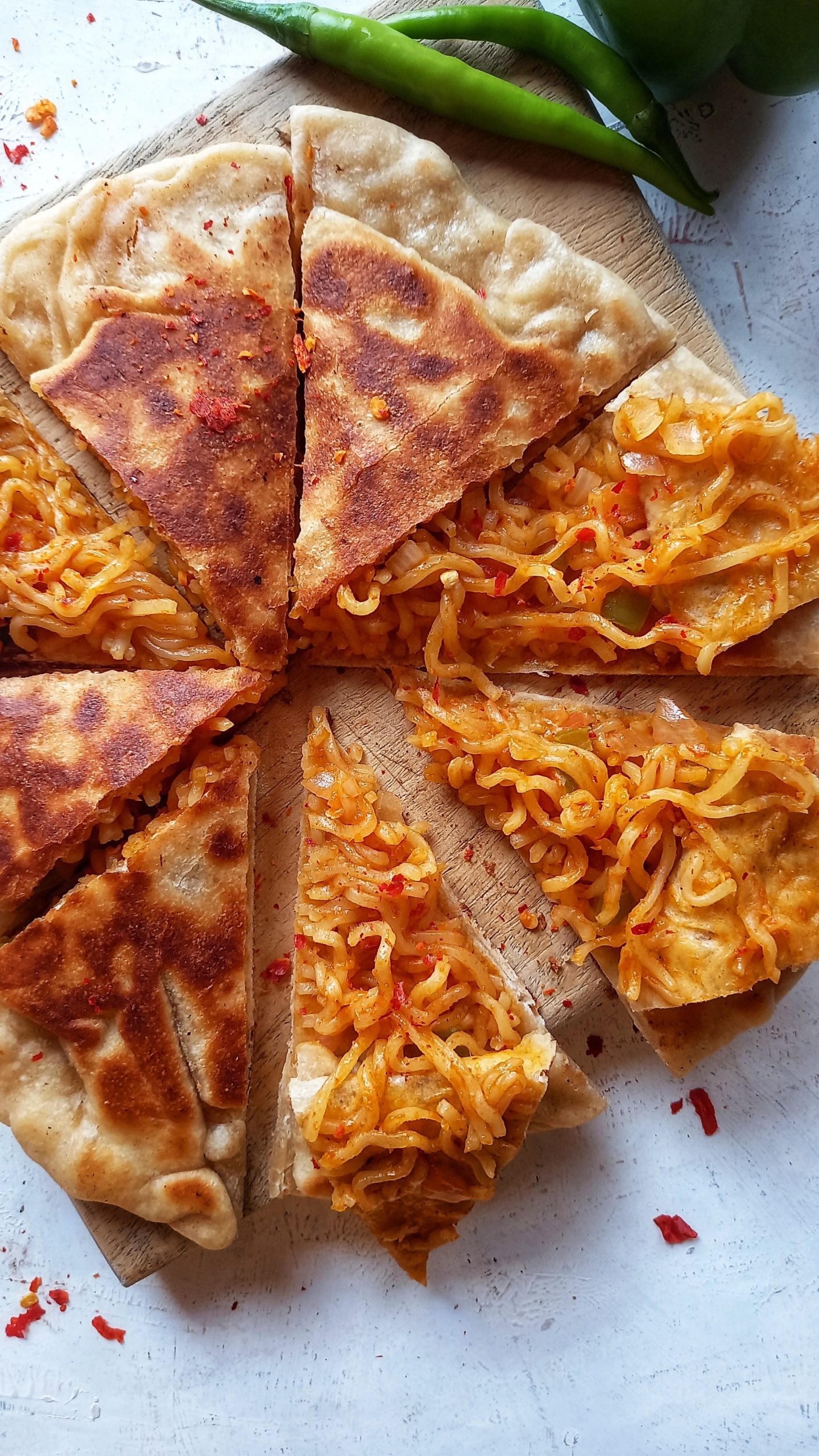 Pizza Paratha Recipe | Maggie Paratha – Candid Treat