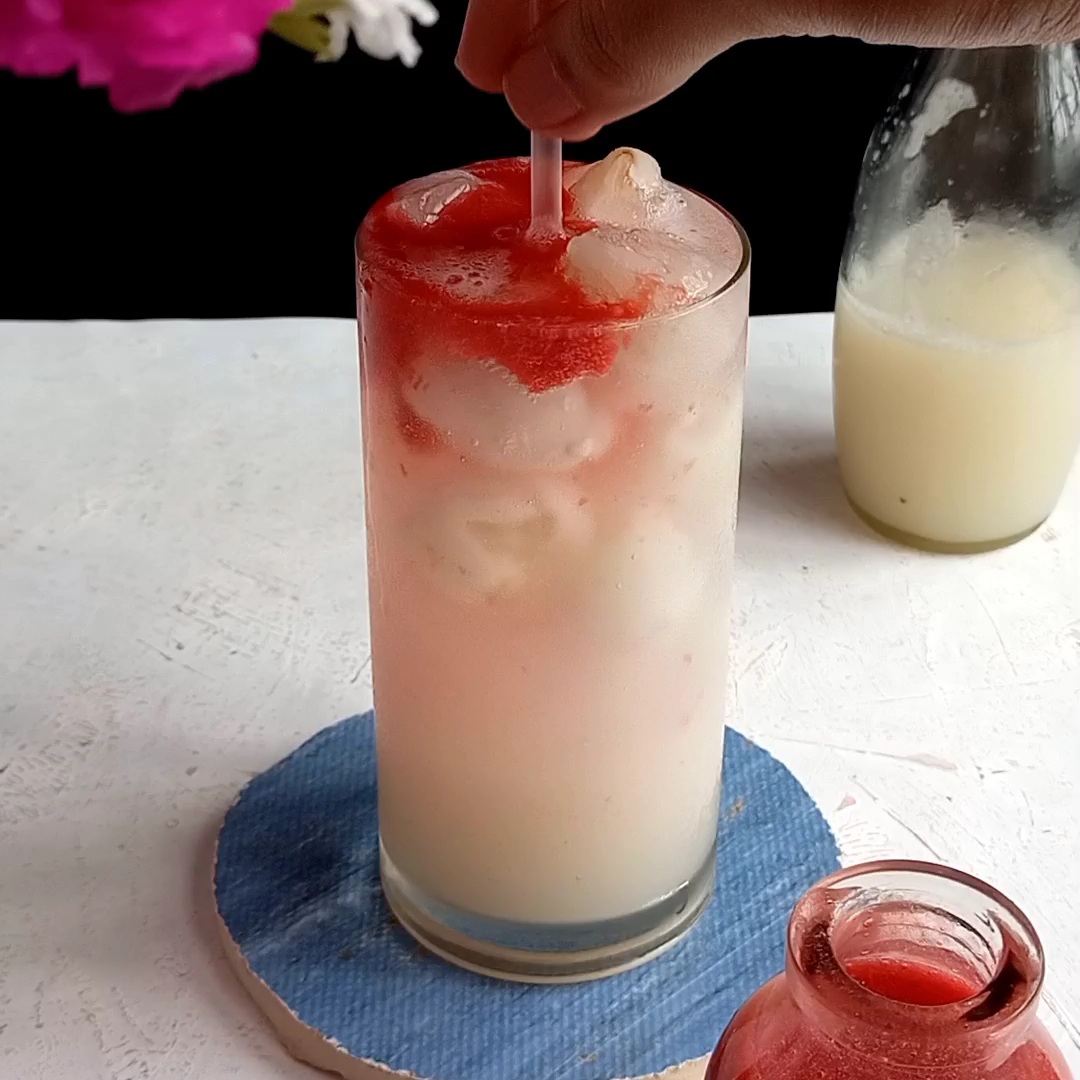 Lychee Plum Mojito | Fruity Mojito - Candid Treat