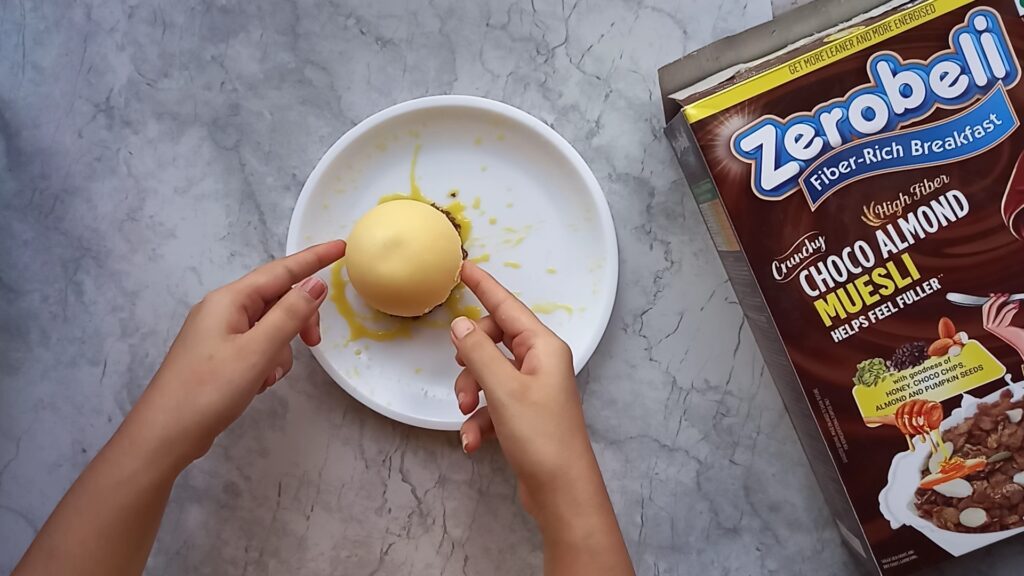 Frozen Mango Yogurt Dome Dessert | Fusion Dessert - Candid Treat