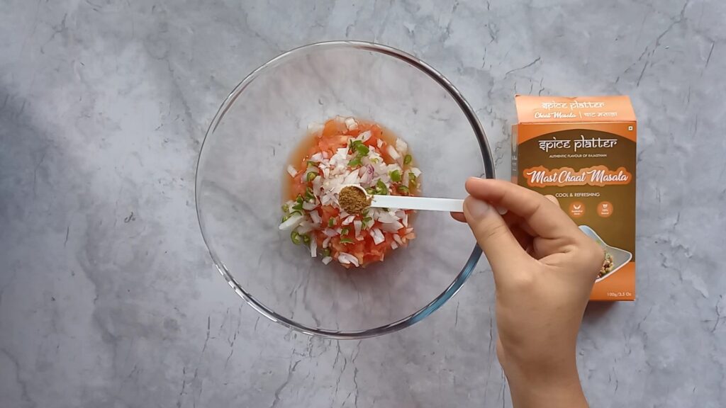 Papad Cone Chaat Recipe | टमाटर की चाट – Candid Treat