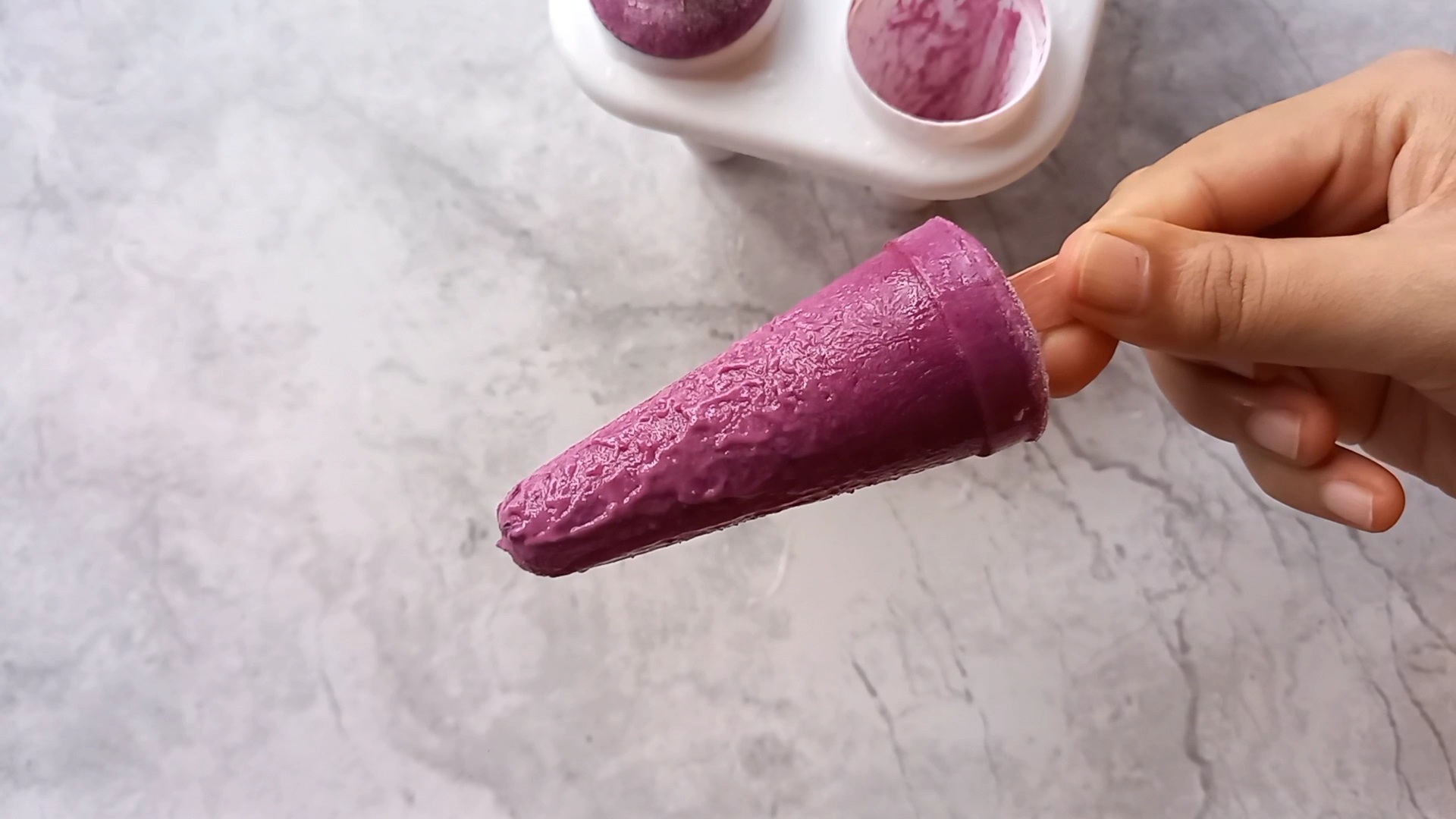 Jamun Yogurt Popsicle | Java Plum Pops - Candid Treat