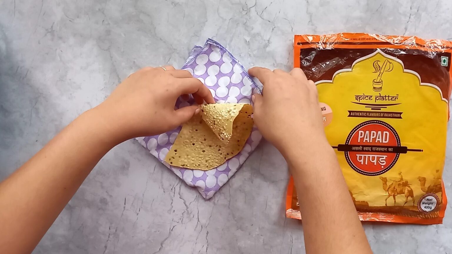 Papad Cone Chaat Recipe | टमाटर की चाट – Candid Treat