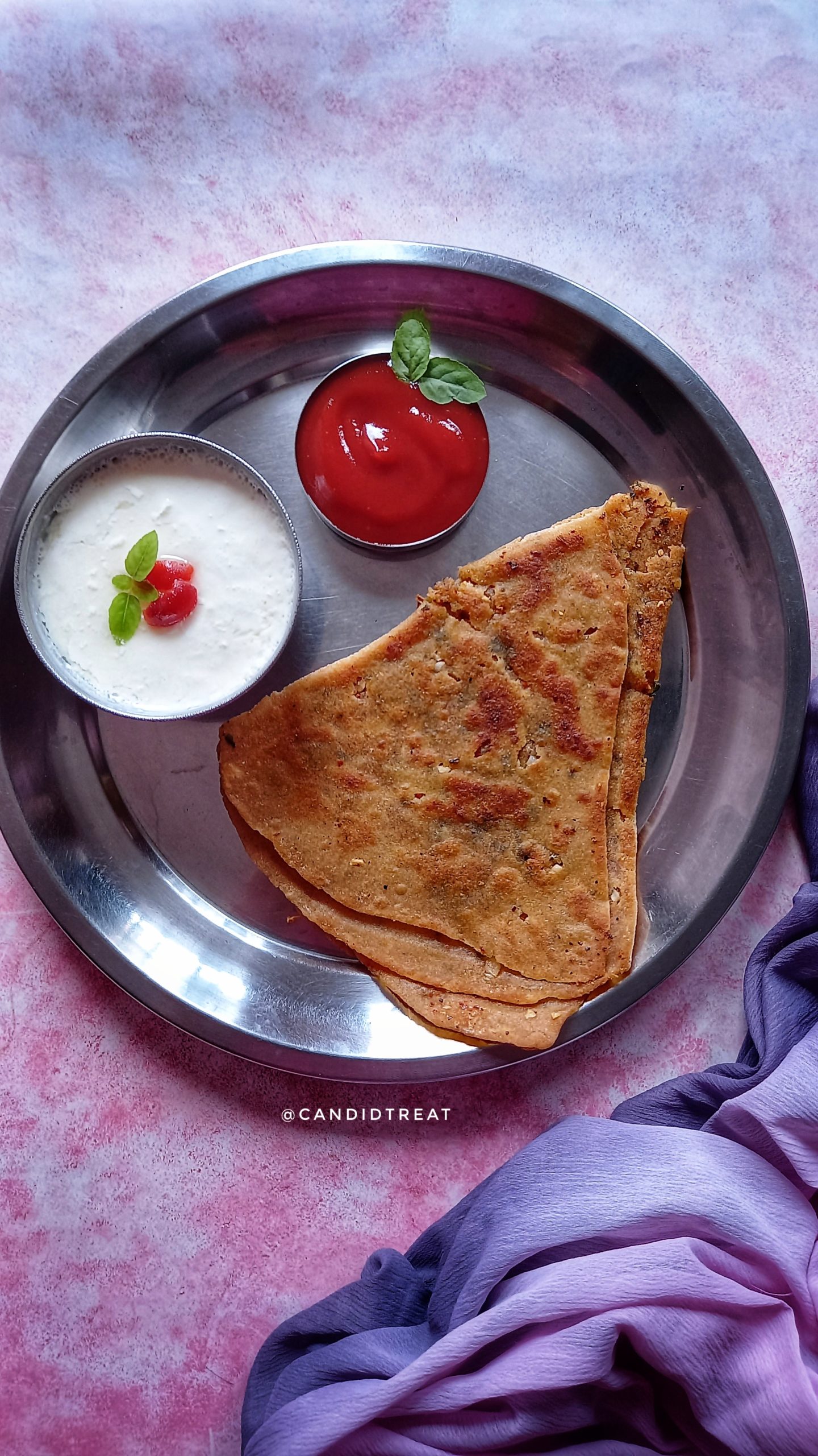 Garlic Paratha Recipe | Paratha Recipe - Candid Treat