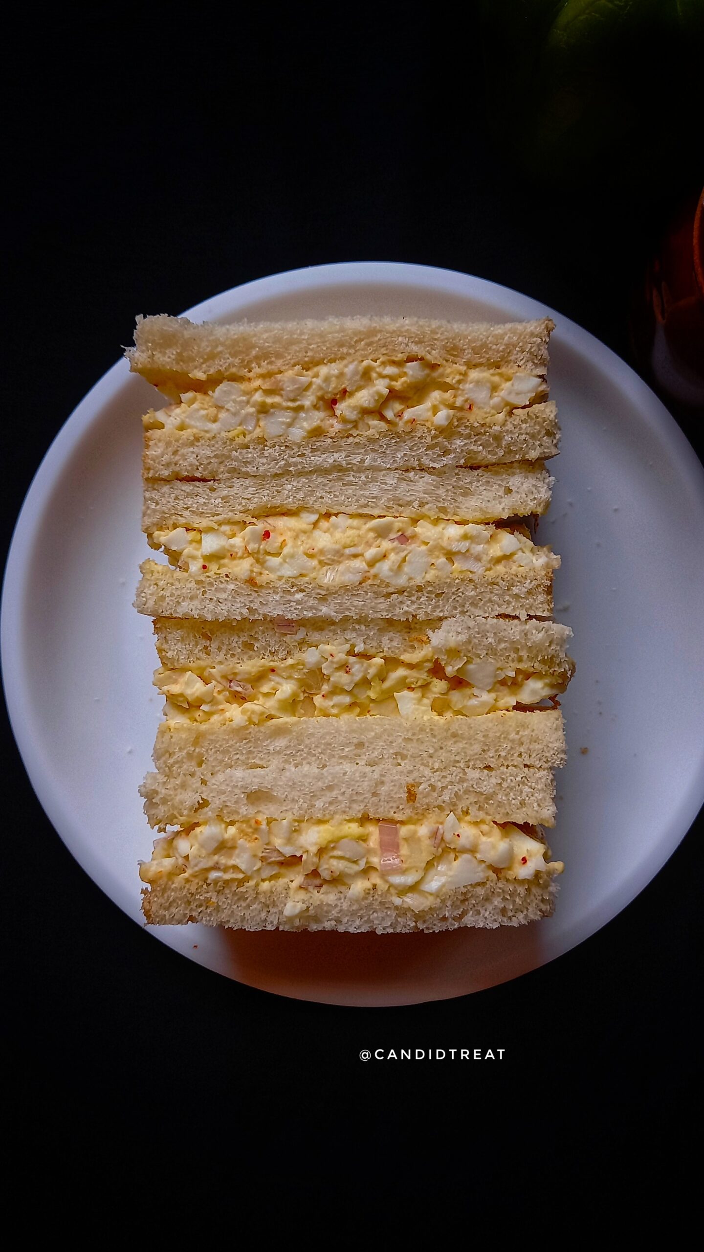 Japanese Egg Sandwich | Tamago Sando - Candid Treat