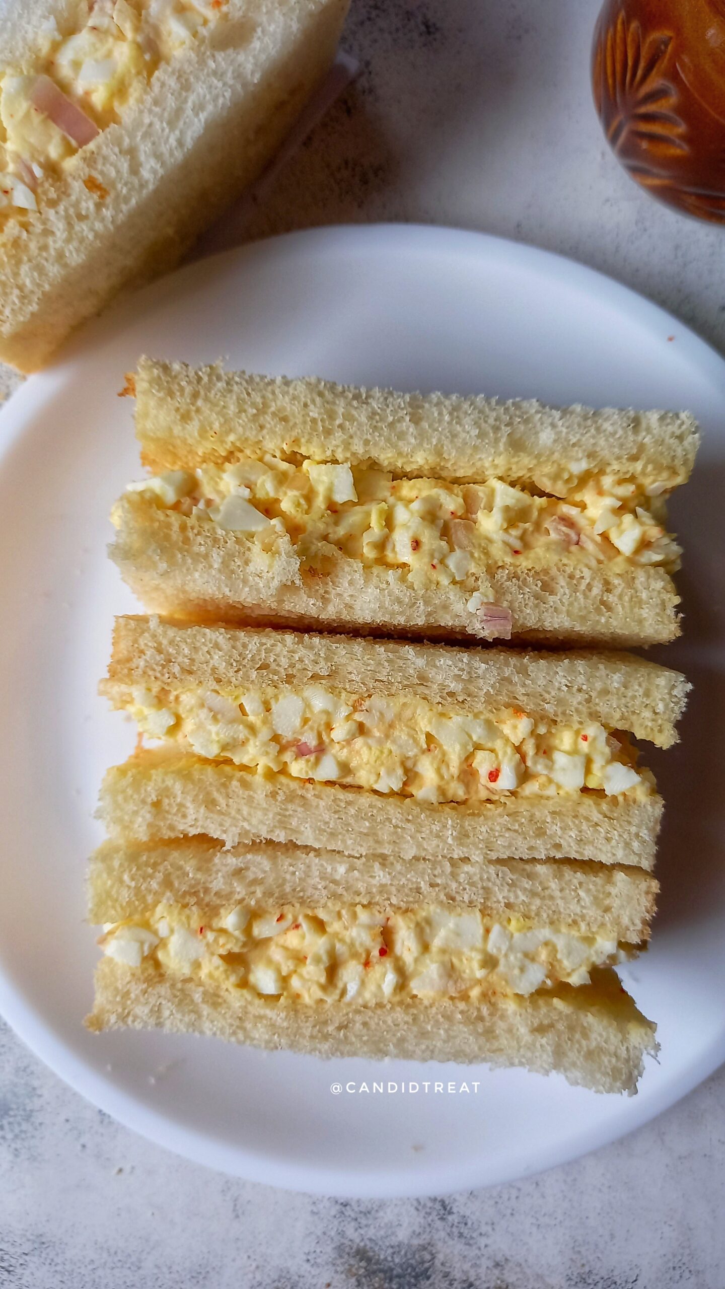 Japanese Egg Sandwich | Tamago Sando - Candid Treat
