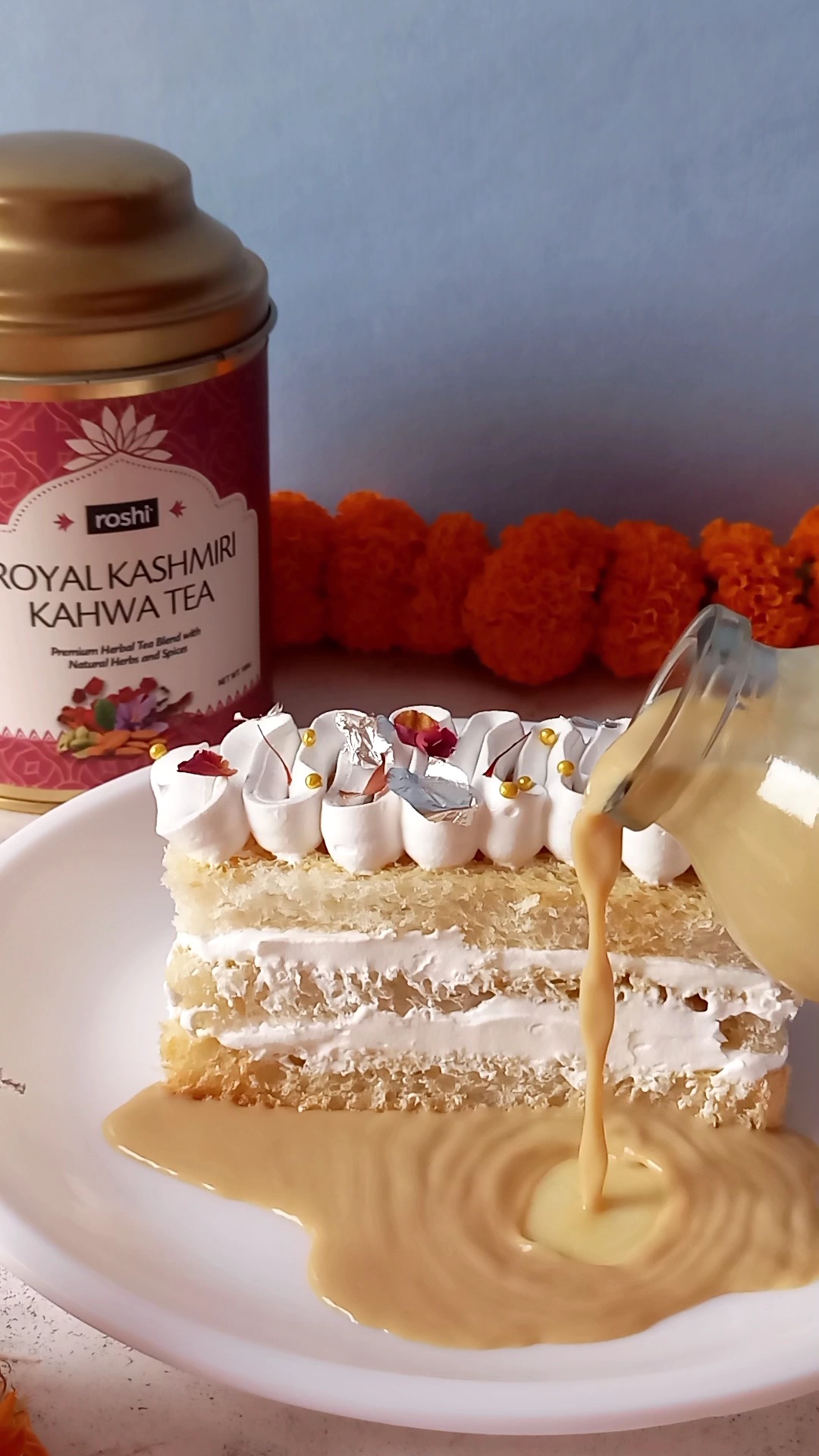 Tea Flavored Bread Pastry | 10-minutes Dessert - Candid Treat