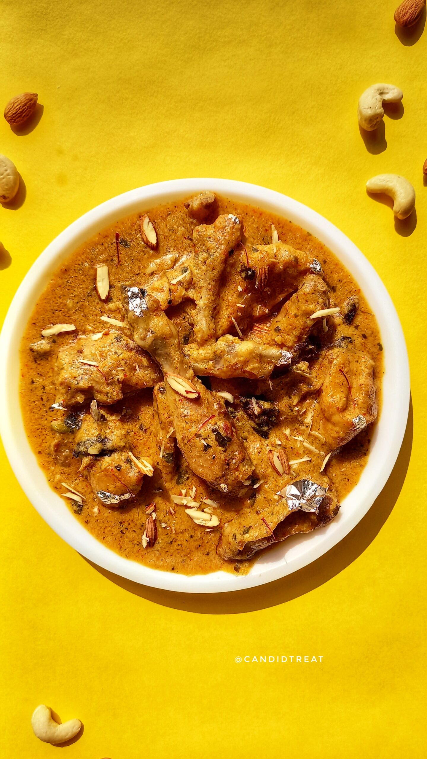 Shahi Chicken Korma Recipe - Candid Treat