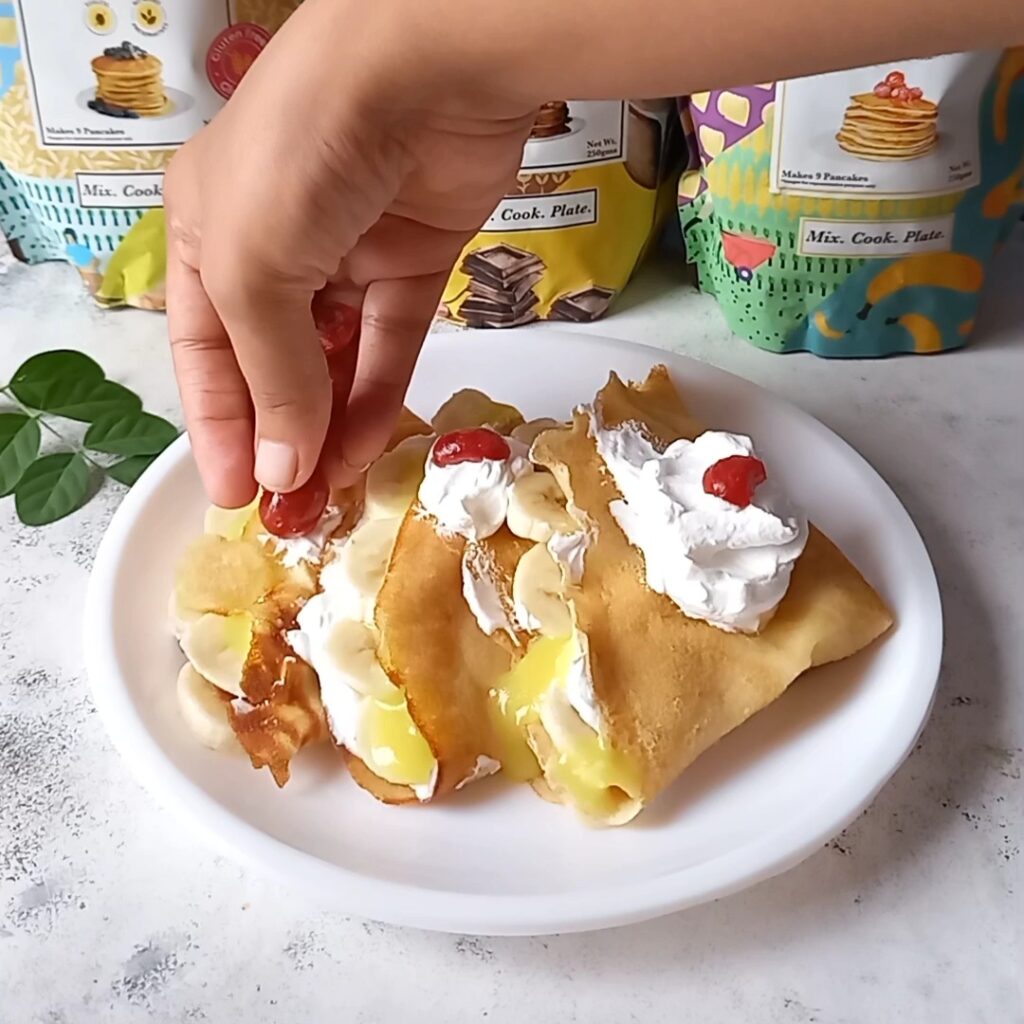 Eggless Lemon Crepe Recipe - Candid Treat