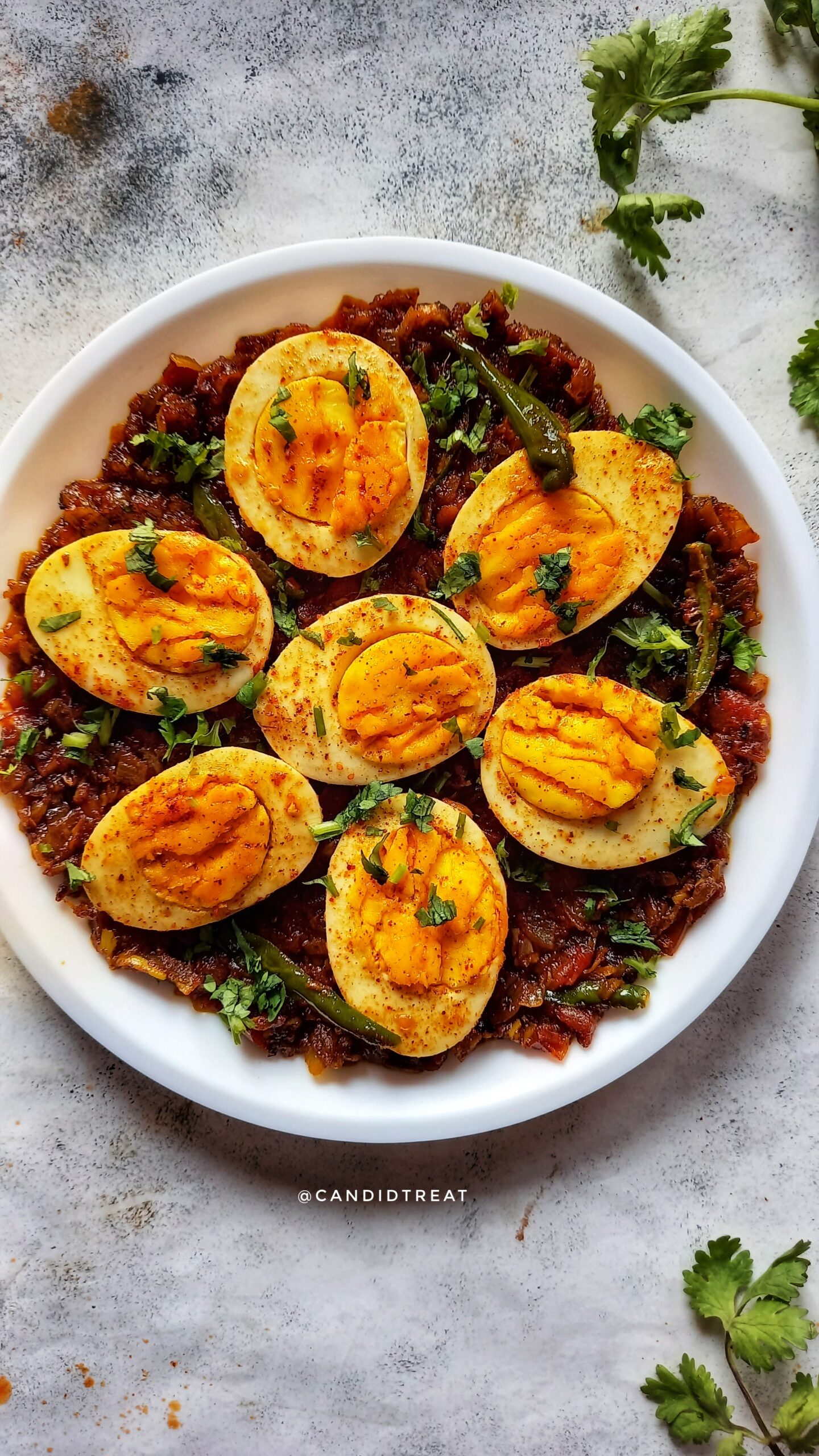 Egg Masala Fry | Dry Egg Curry - Candid Treat