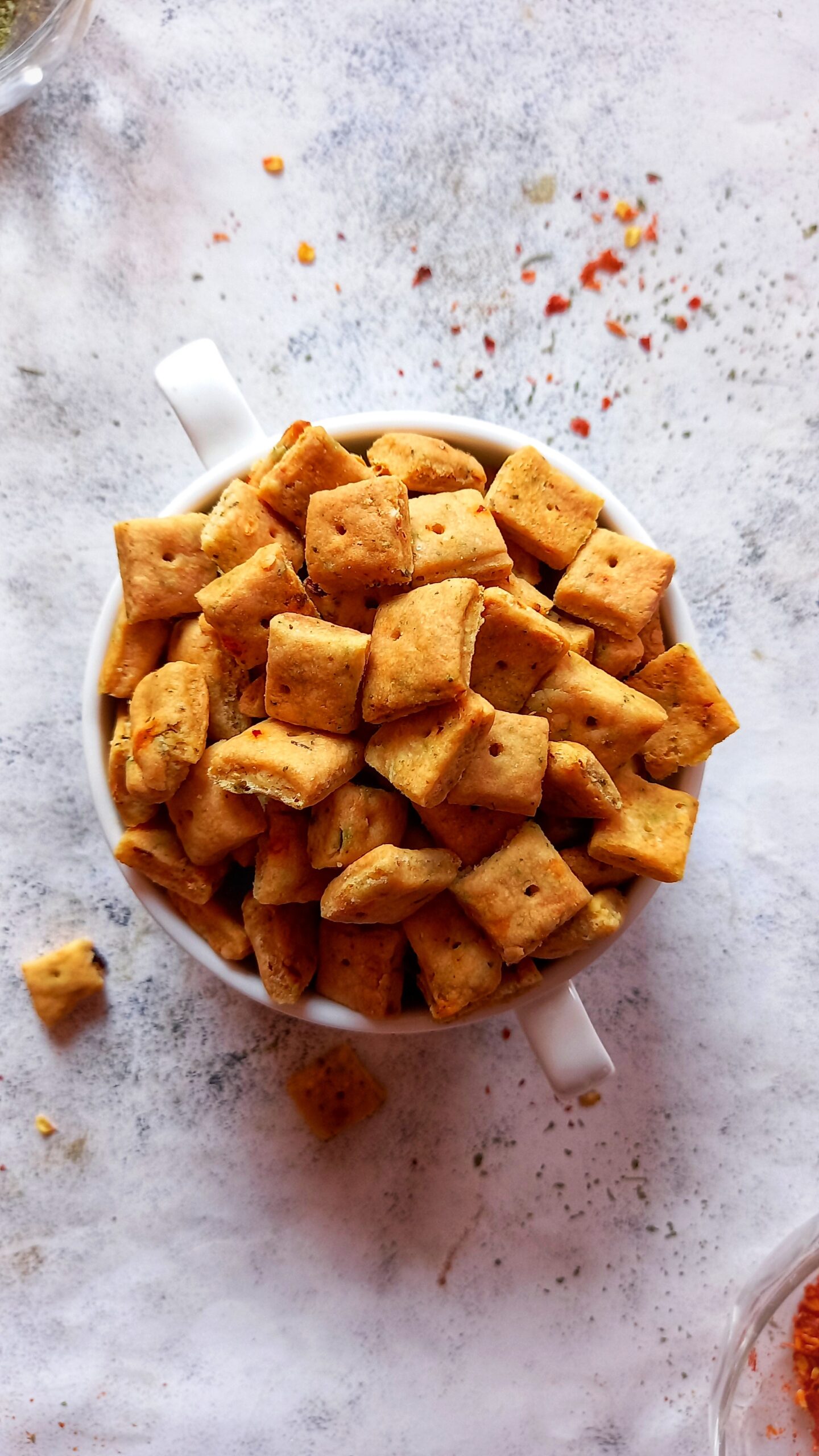 Cheese Crackers Recipe | Easy Snack Recipe - Candid Treat